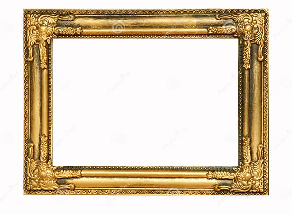 Golden frame #4 stock photo. Image of handmade, decoration - 1263530