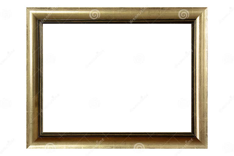 Golden frame stock image. Image of wooden, gallery, frame - 783451