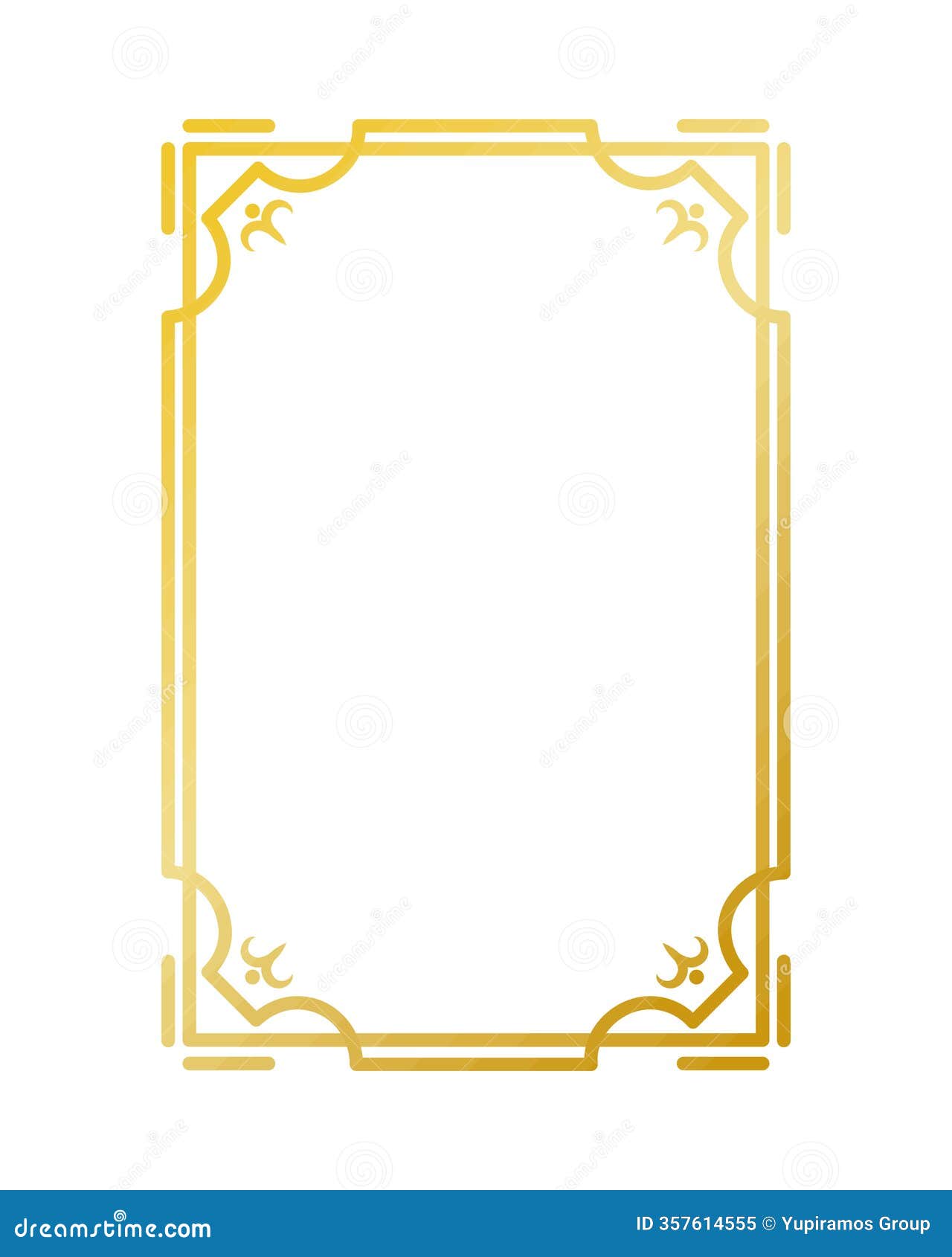 Frame Of Linear Drawing Shells Vector Illustration | CartoonDealer.com ...