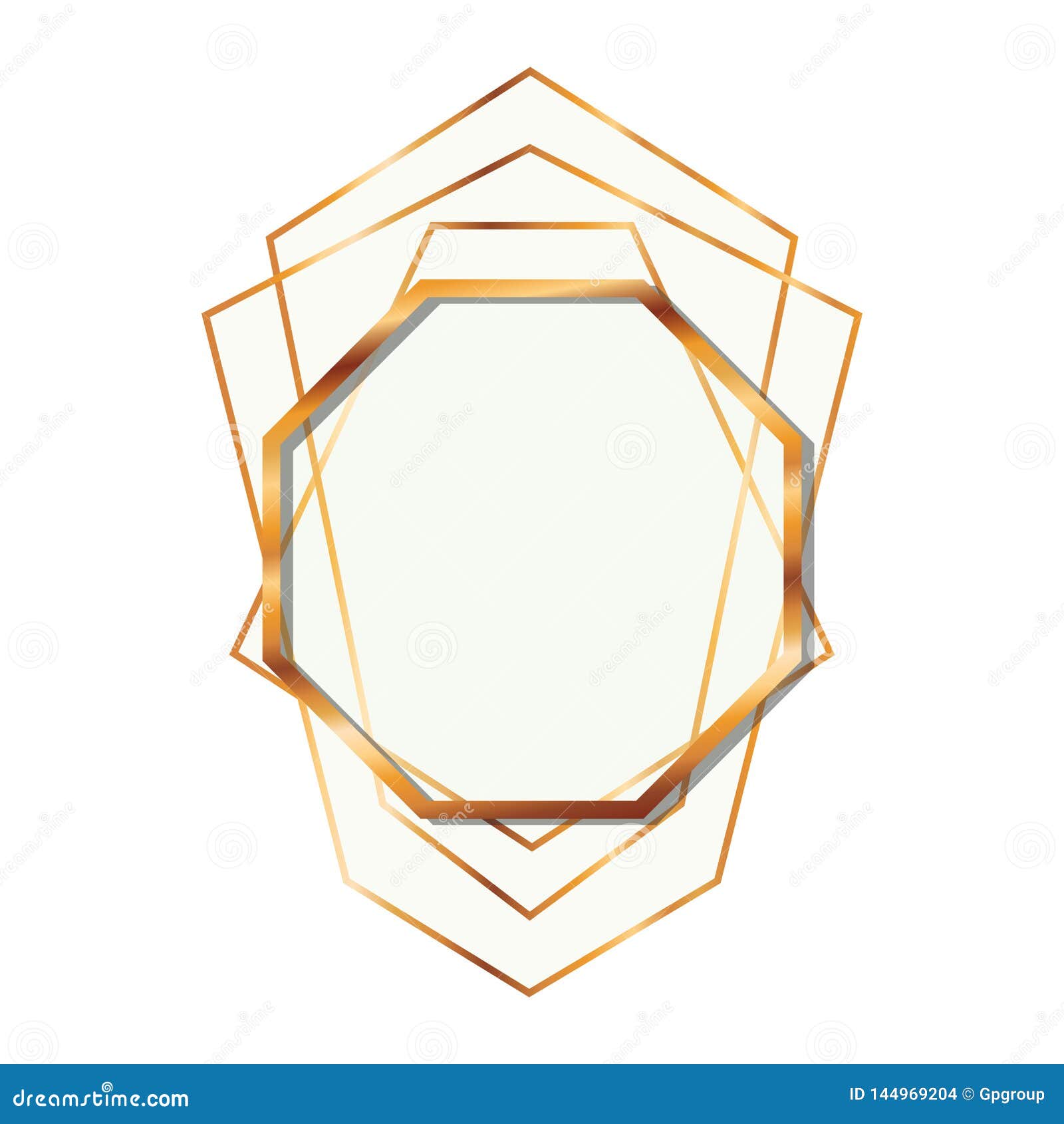 Octogon Vector Border Frame