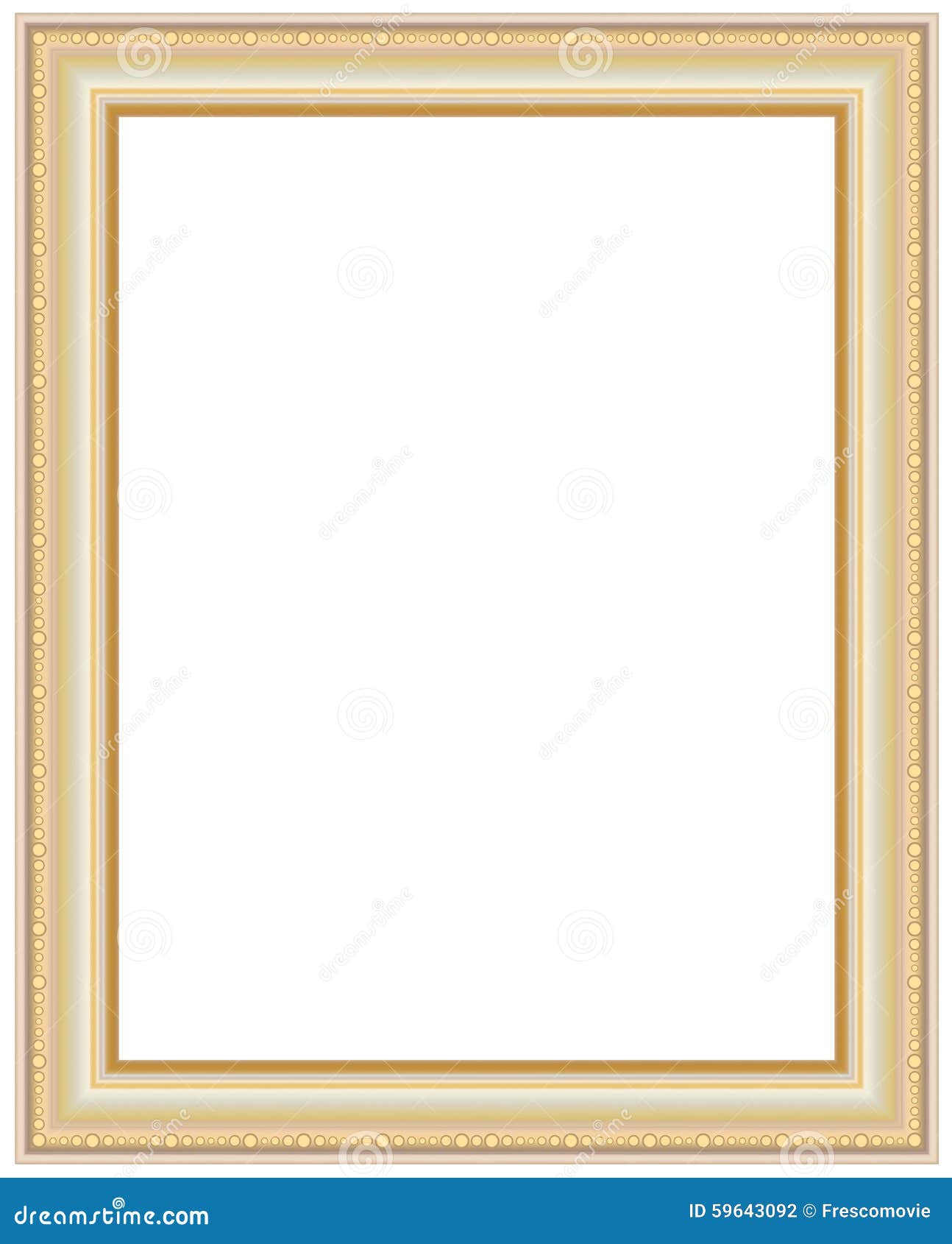 Golden framework stock vector. Illustration of carved - 59643092