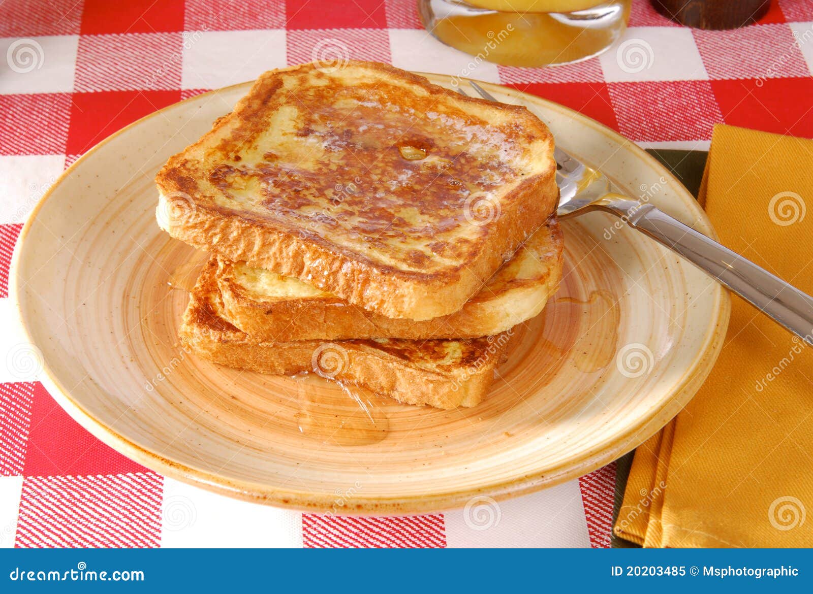 Golden french toast stock image. Image of golden, french - 20203485