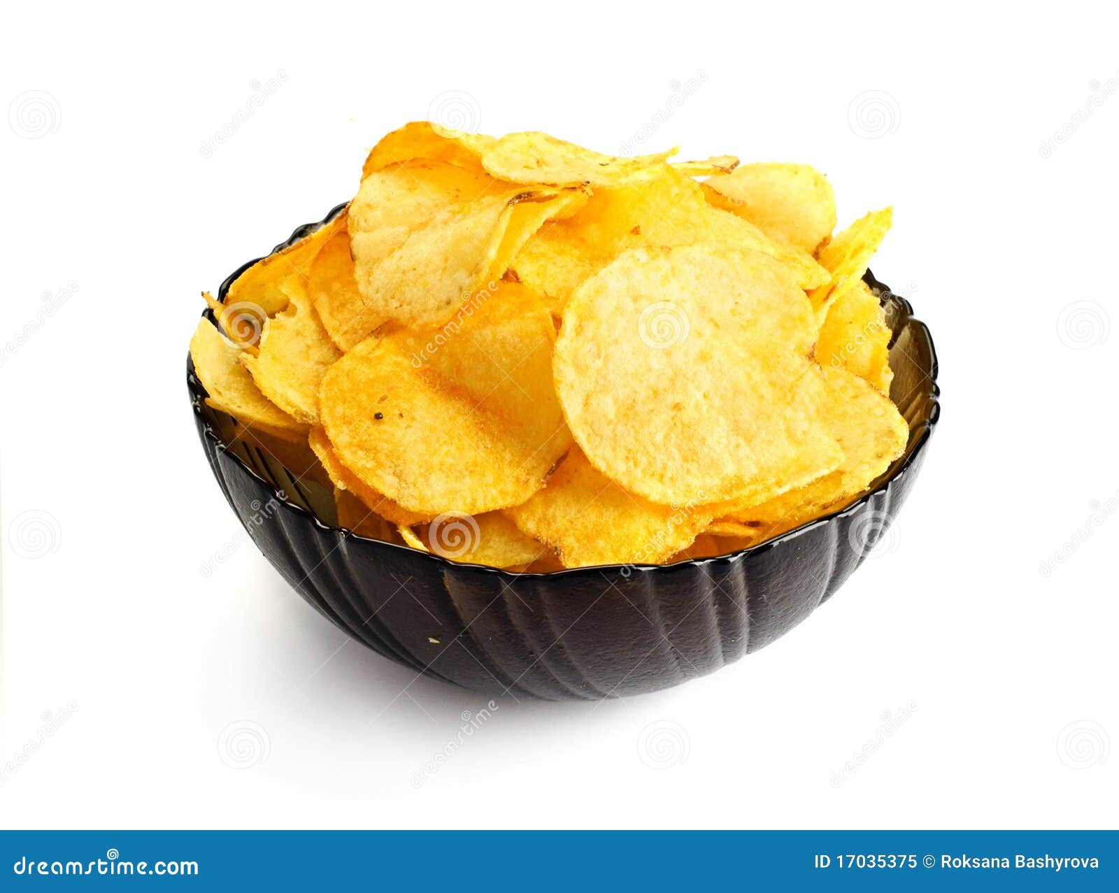 Golden fresh chips stock image. Image of fatty, crisp - 17035375