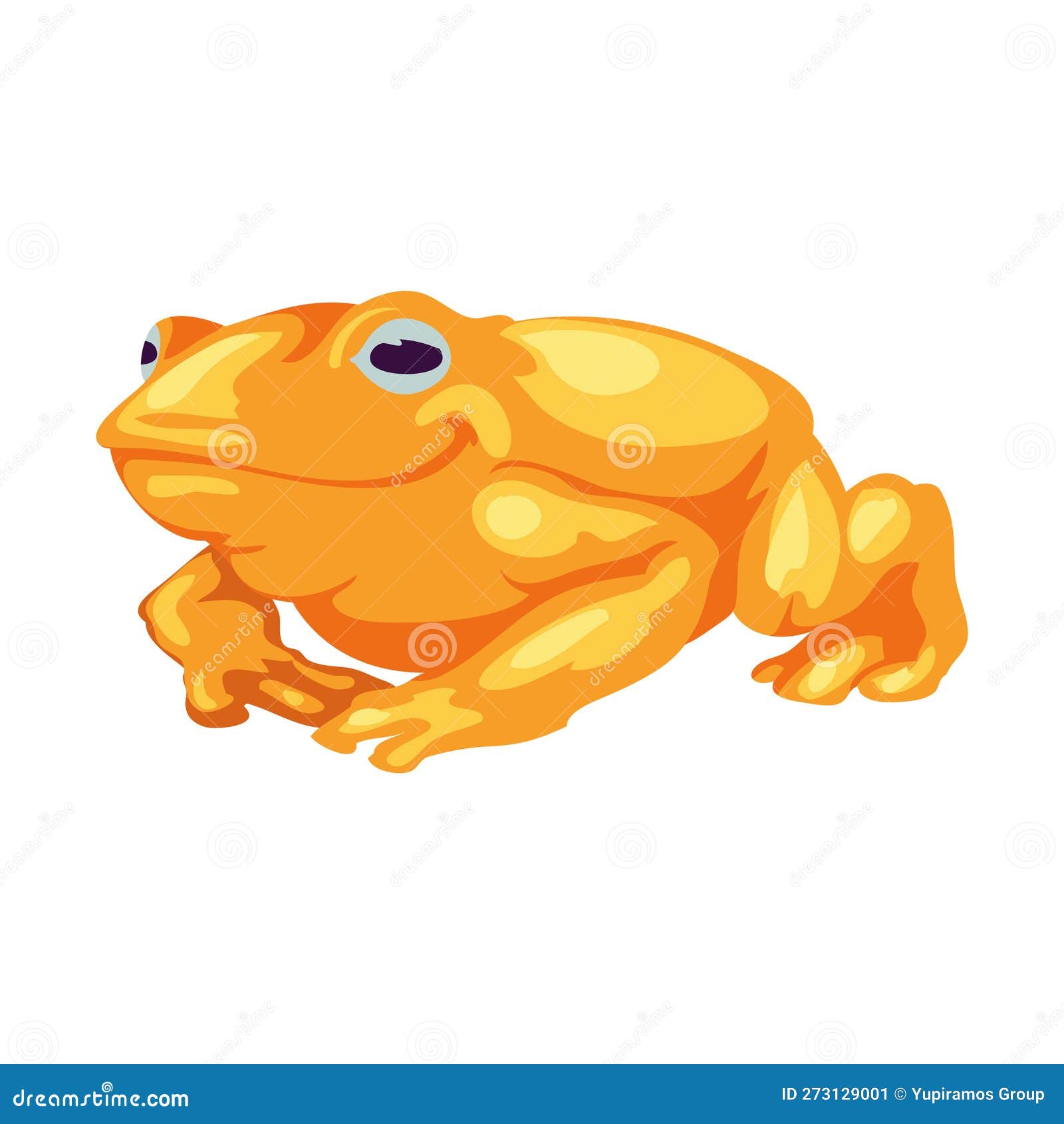 Golden frog design stock vector. Illustration of amphibian - 273129001