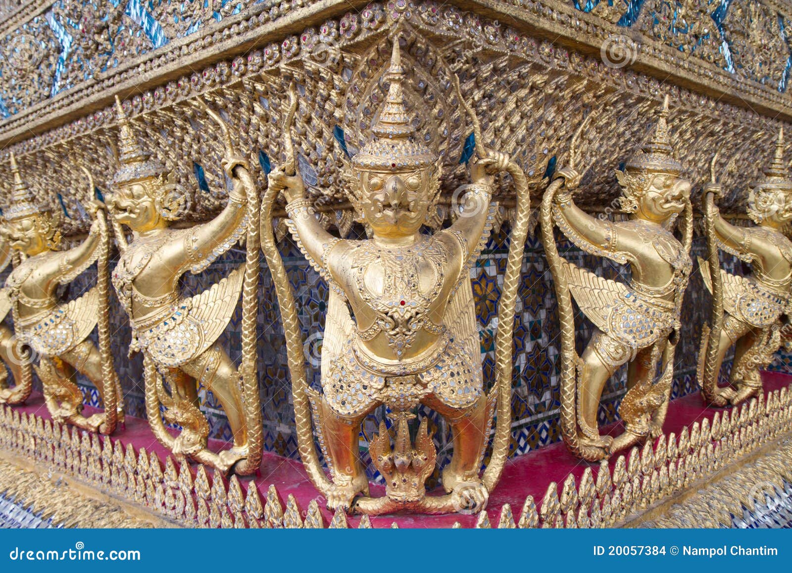 Golden Garuda stock photo. Image of asian, grand, detail - 20057384