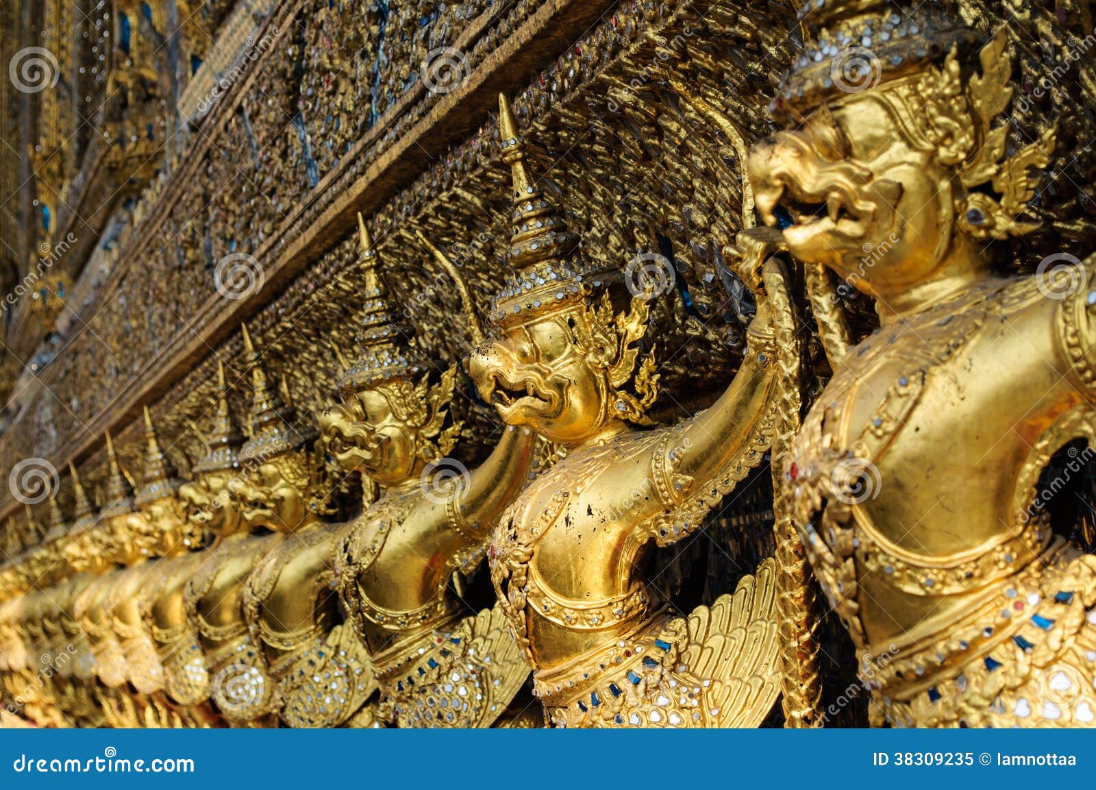 Golden garuda stock image. Image of famous, statue, beautiful - 38309235