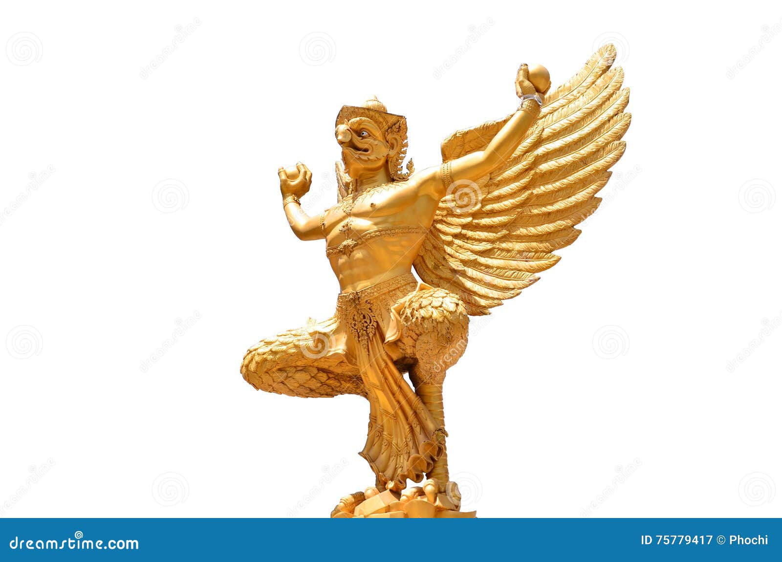 Garuda Statue In Thai Temple Royalty-Free Stock Photography ...