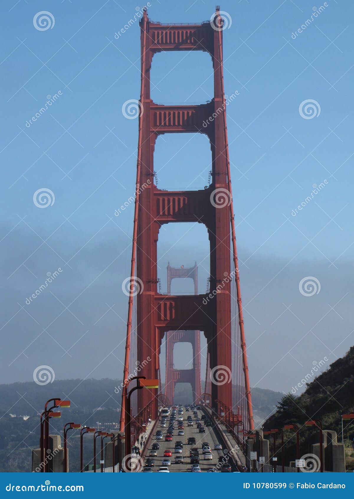 Golden gate stock image. Image of steel, high, bridge - 10780599