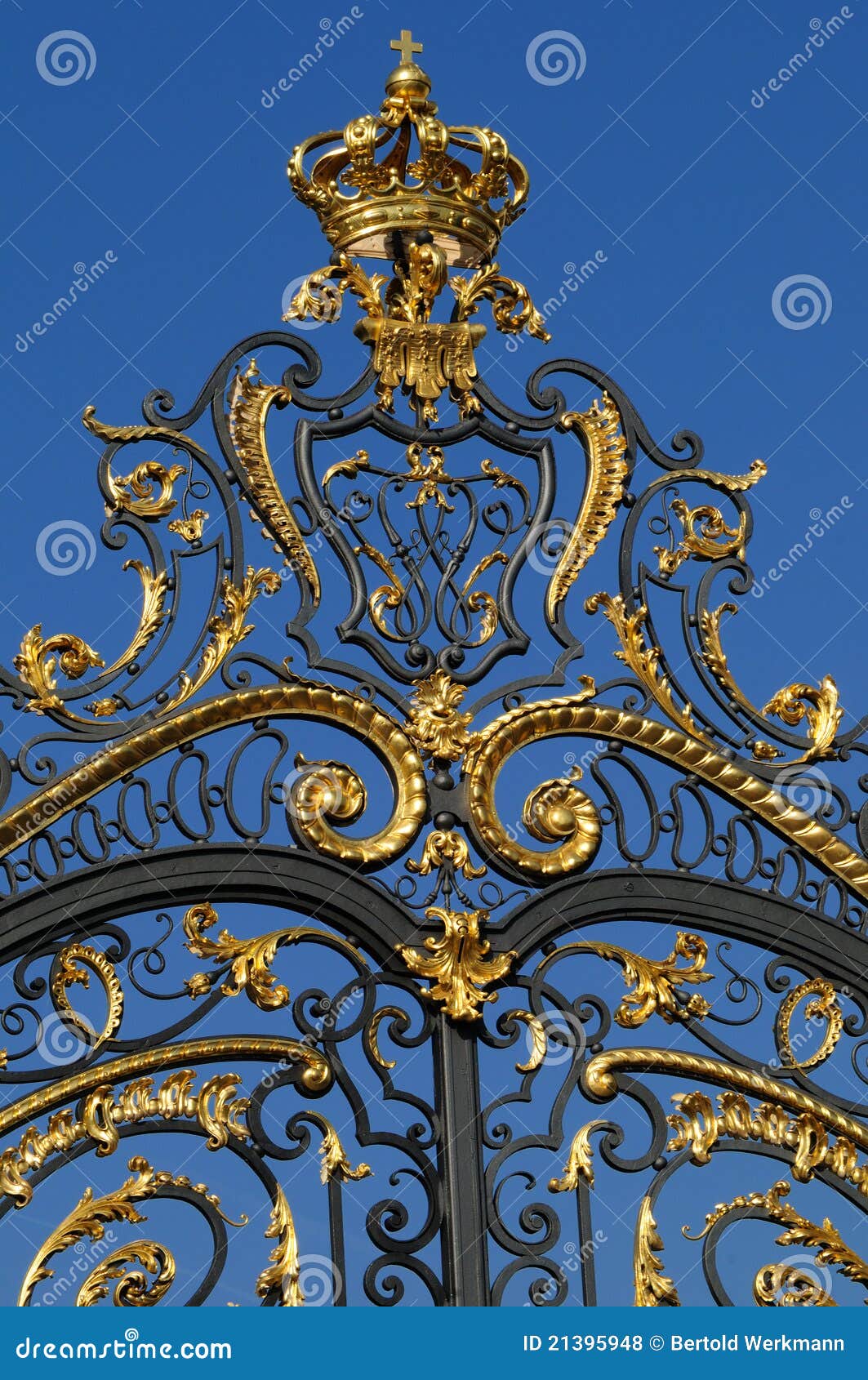 Golden gate stock photo. Image of entry, ornament, forged - 21395948