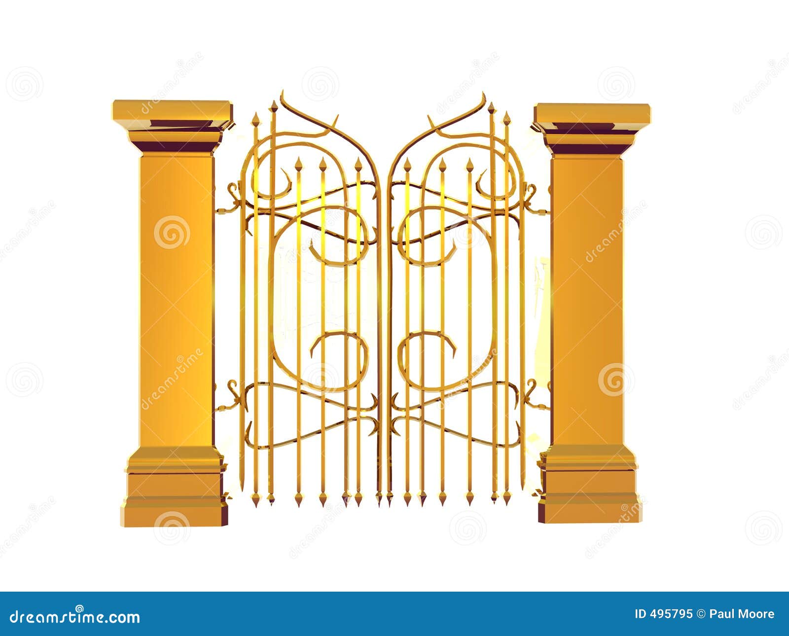 Golden Gate stock illustration. Illustration of ocean, danger - 495795