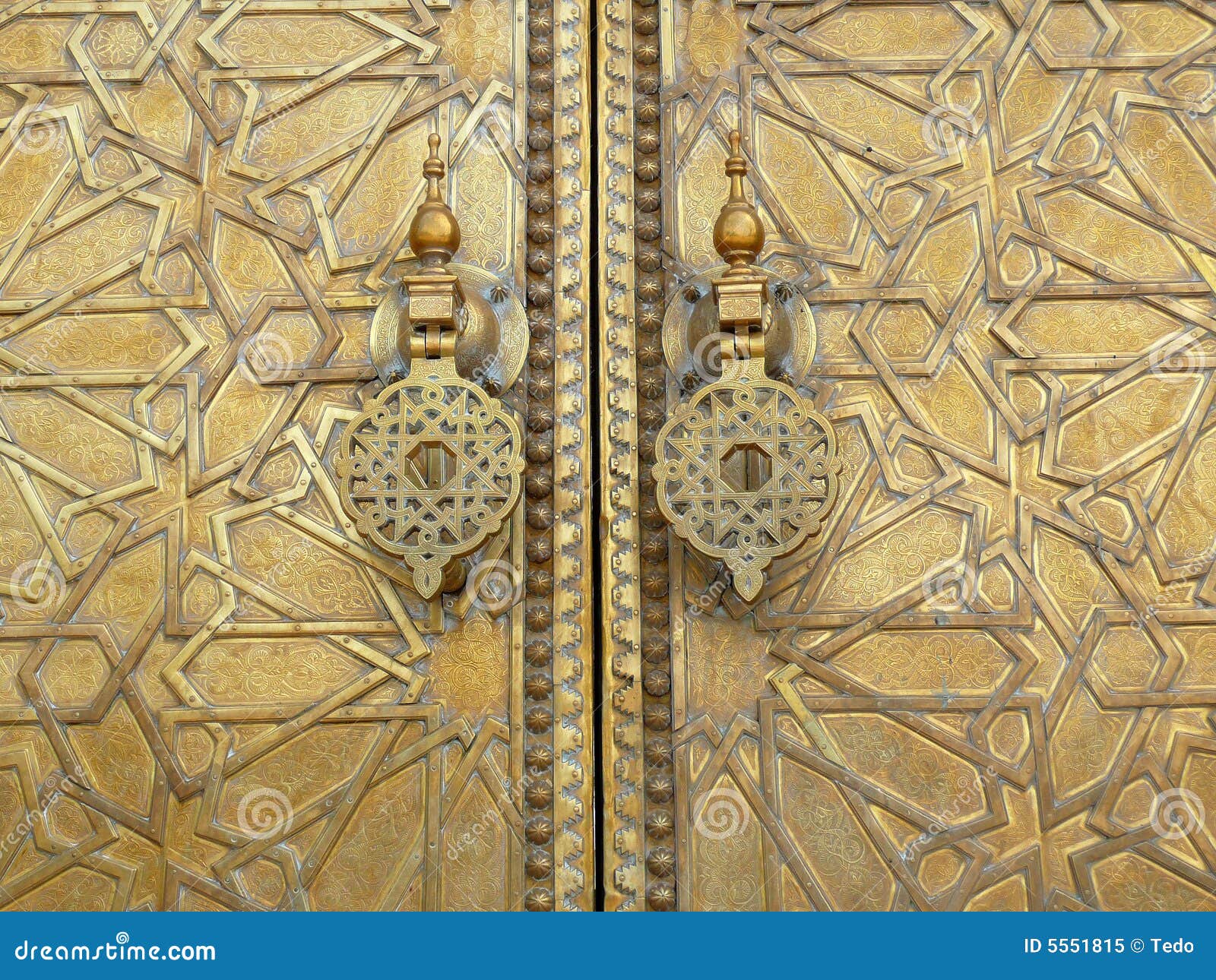 Golden gate stock image. Image of morocco, travel, royal - 5551815