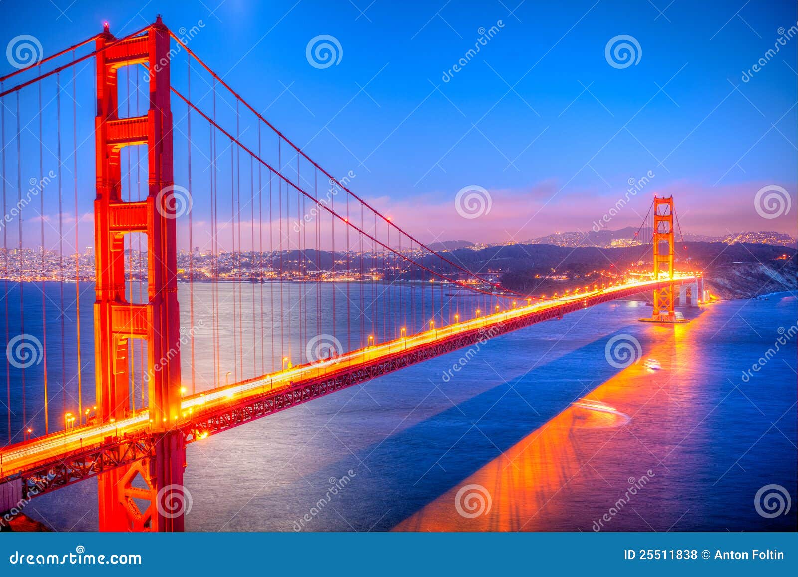 Golden Gate Bridge stock photo. Image of california, bridge - 25511838