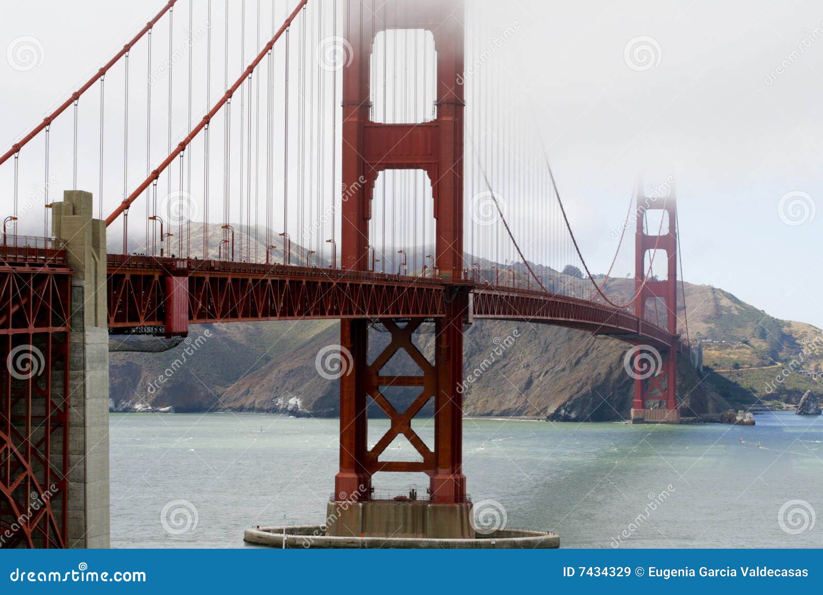 Golden Gate Bridge stock image. Image of horizontal, bridge - 7434329