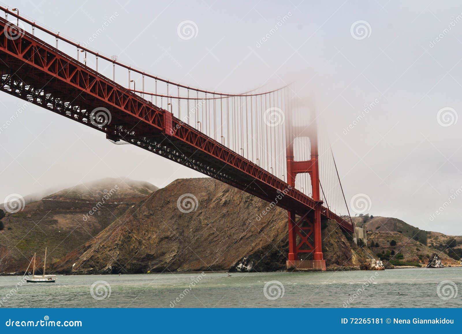 Golden Gate bridge editorial photo. Image of bridge, gate - 72265181