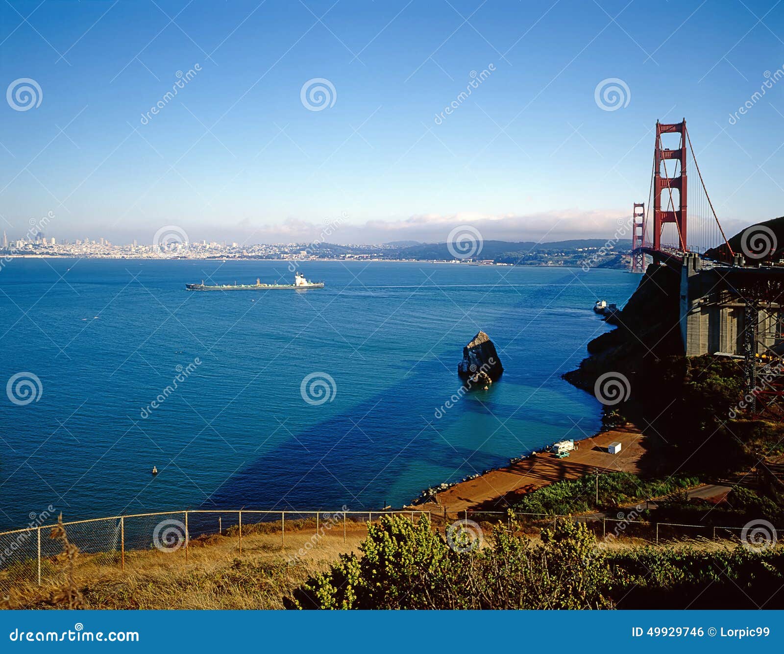 Golden Gate Bridge stock photo. Image of gate, california - 49929746