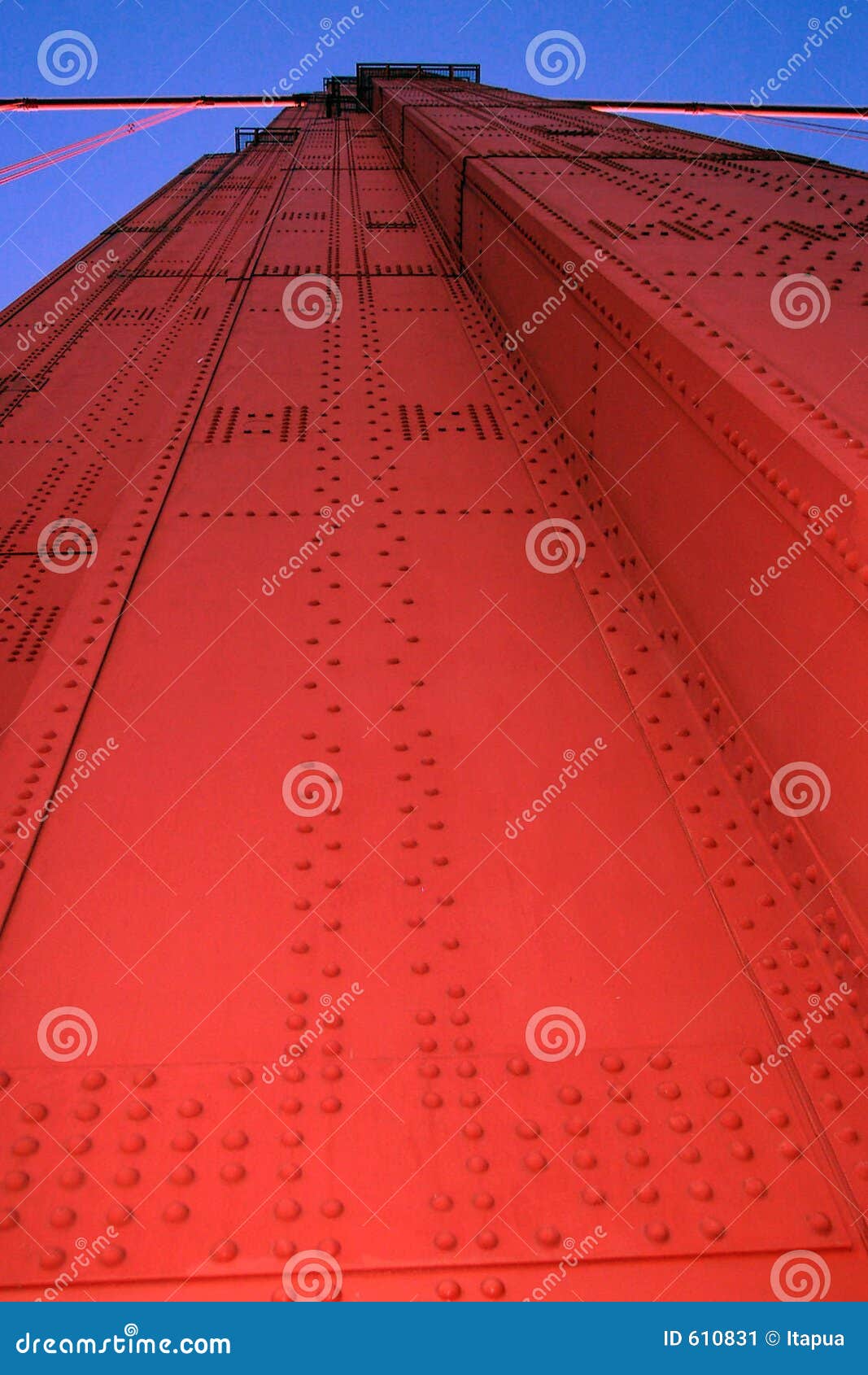 Golden Gate Bridge column stock image. Image of california - 610831