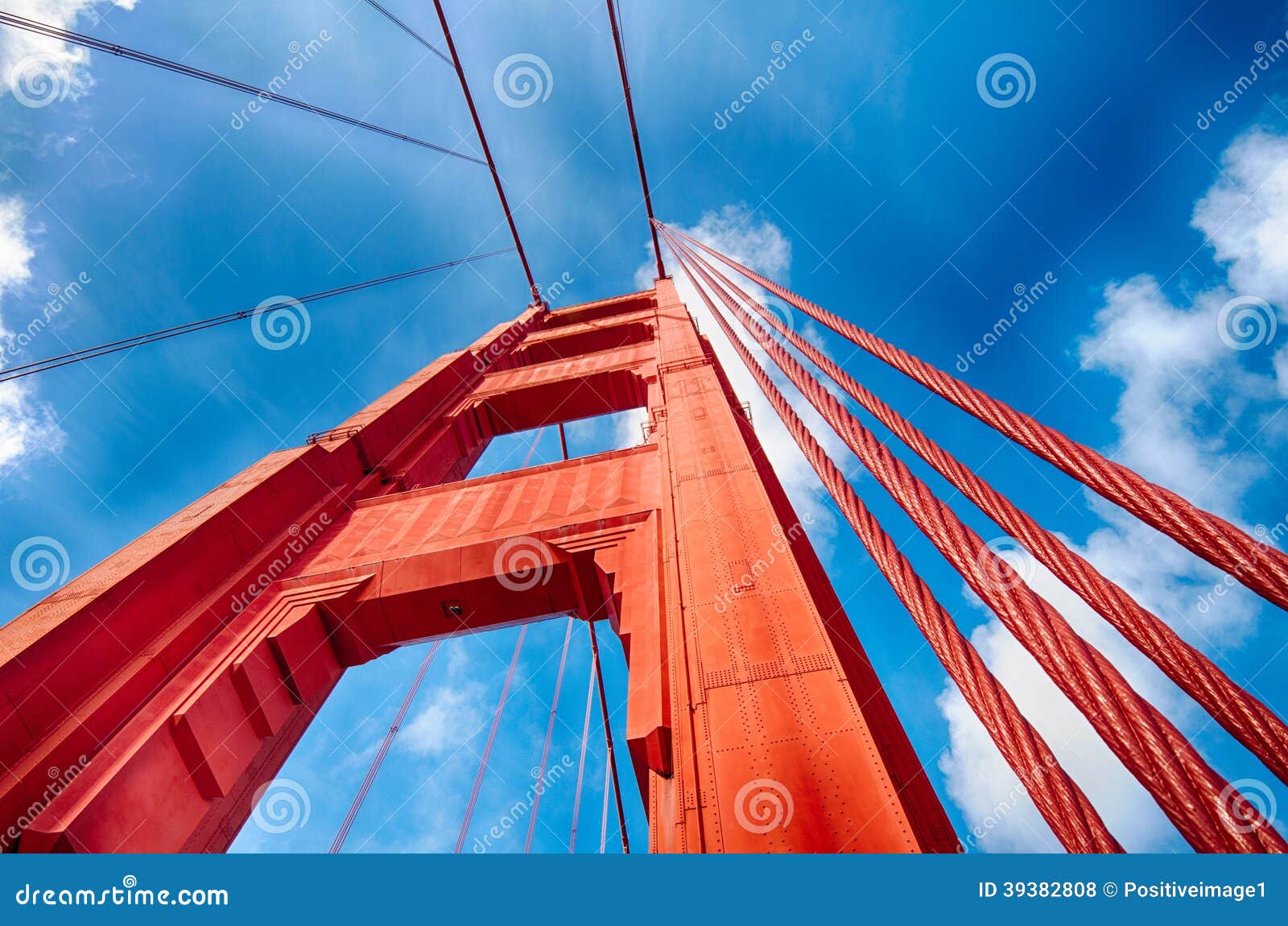 Golden Gate Bridge (looking Up) Stock Photo - Image of francisco, gate ...