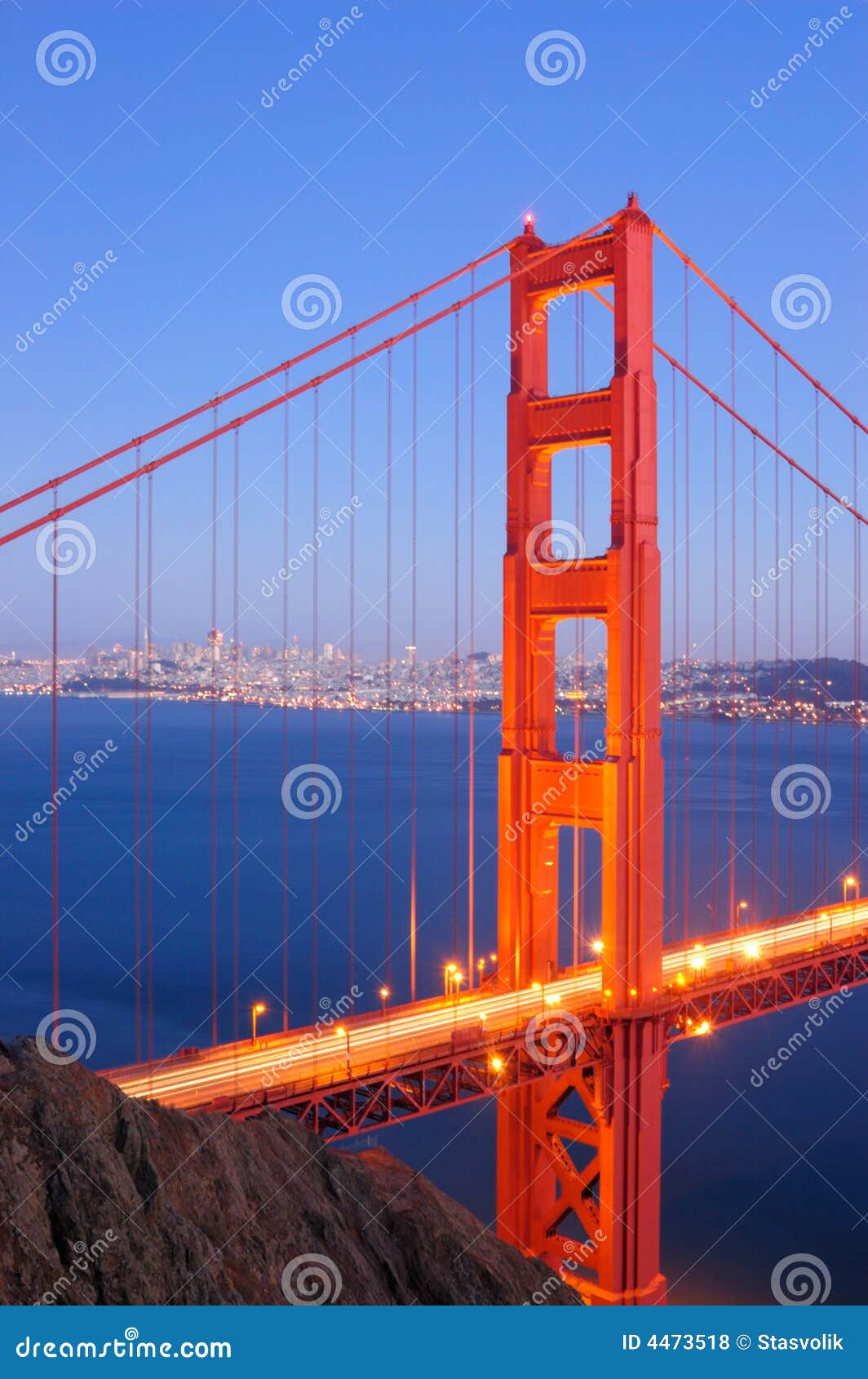 Golden Gate Bridge, North Tower Stock Photo - Image of architecture ...
