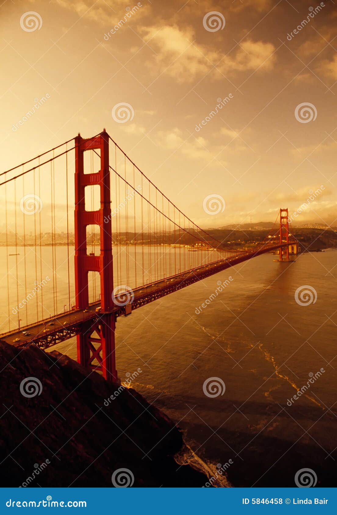 Golden Gate Bridge, San Francisco, California Stock Photo - Image of ...