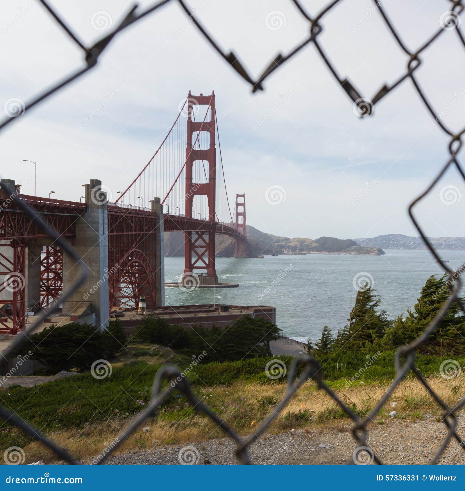 Golden Gate Bridge stock image. Image of travel, recognized - 57336331