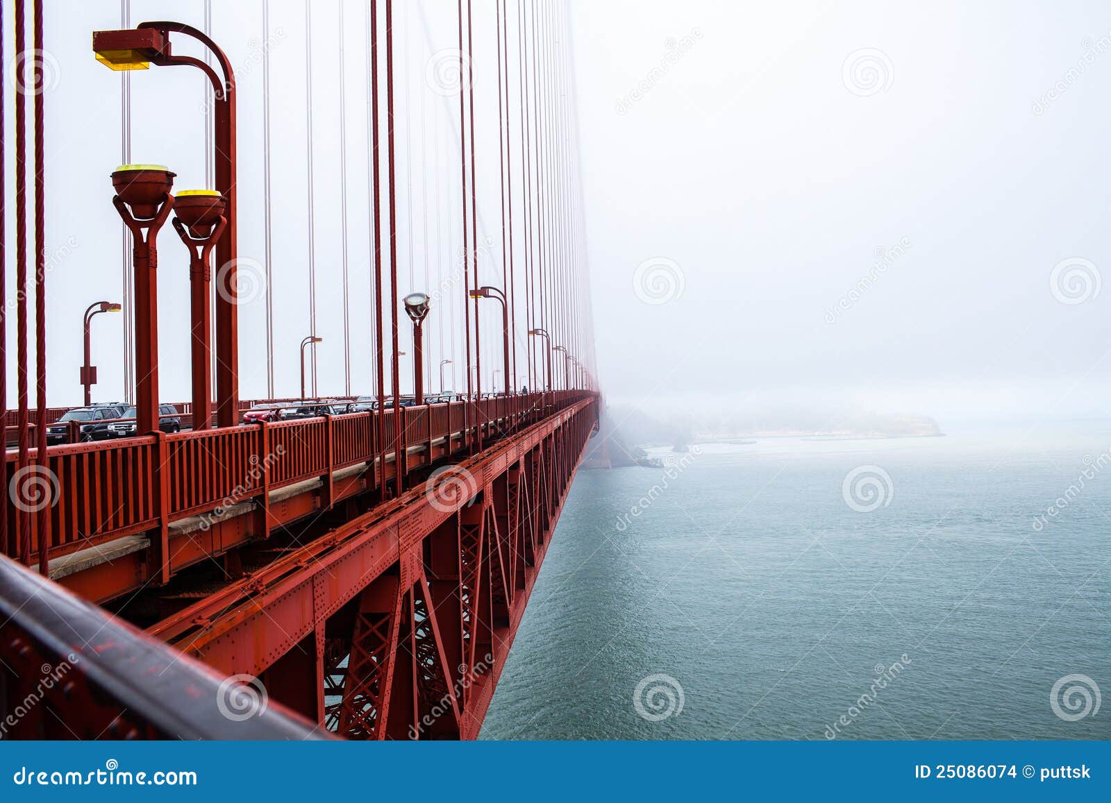 Golden Gate in the Fog stock photo. Image of california - 25086074
