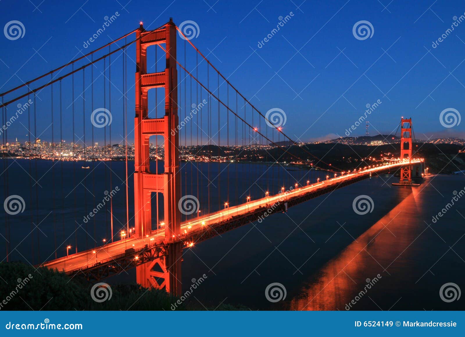 Golden Gate, Highway 101 stock image. Image of bridge - 6524149