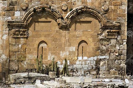 The Golden Gate in Jerusalem Stock Photo - Image of archeology, shrine ...