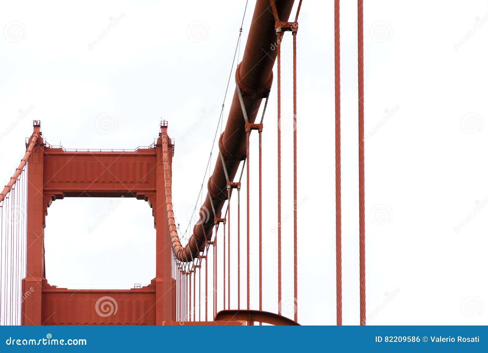 Golden Gate Pillar editorial photo. Image of landmark - 82209586