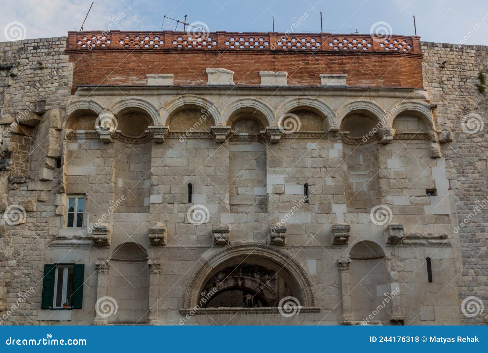 Golden Gate in Split, Croat Stock Photo - Image of historical, croatia ...