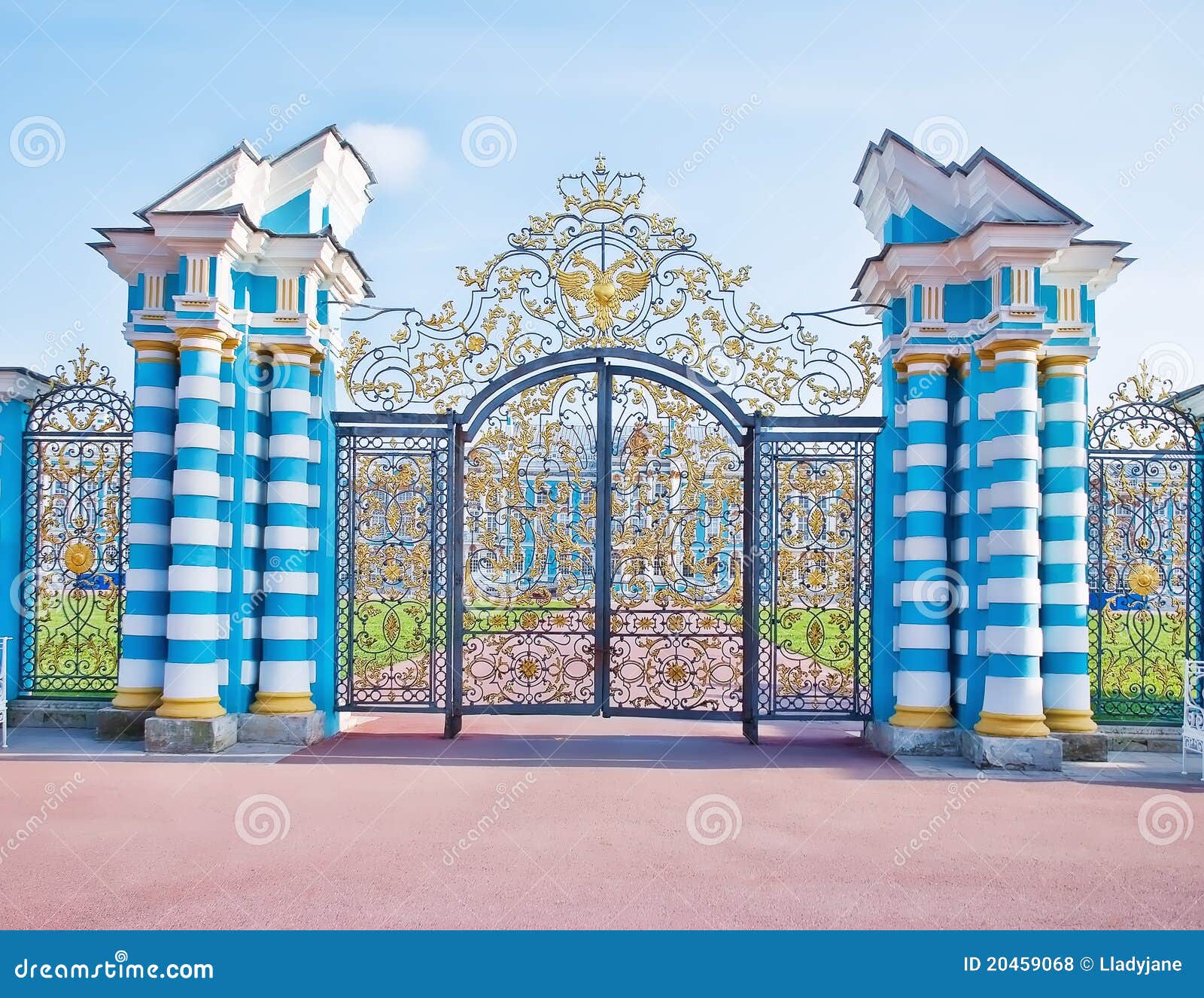 Golden Gates Royalty-Free Stock Image | CartoonDealer.com #44685658