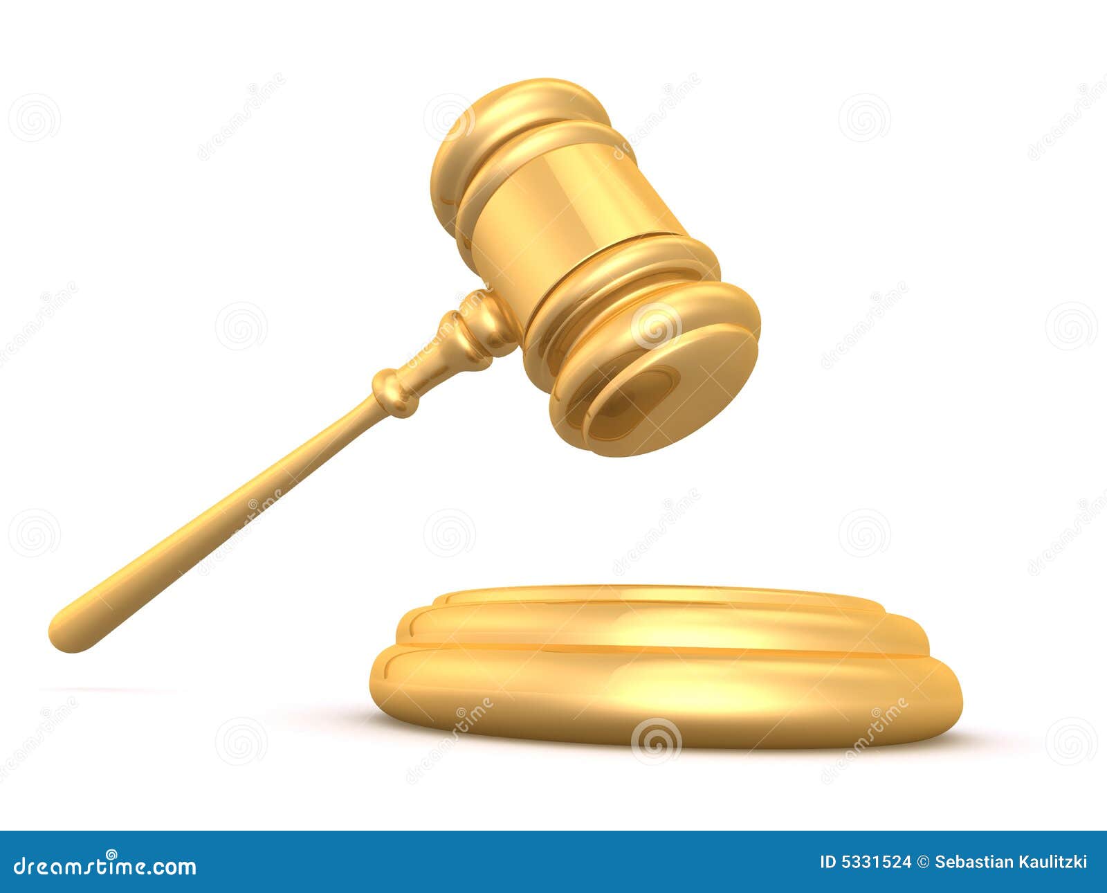 Golden Mallet Royalty-Free Stock Photography | CartoonDealer.com #16225631