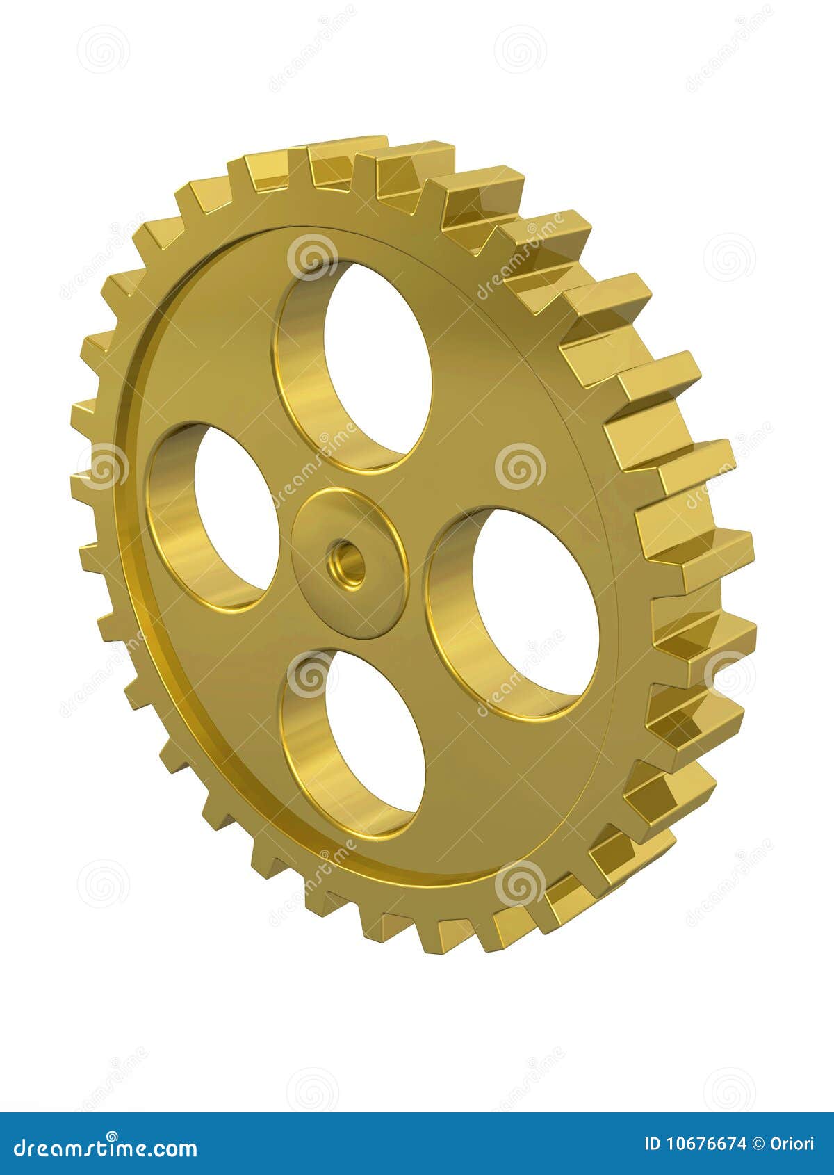 Golden Gear Icon Config Settings Symbol, Gears Signs Cartoon Vector ...