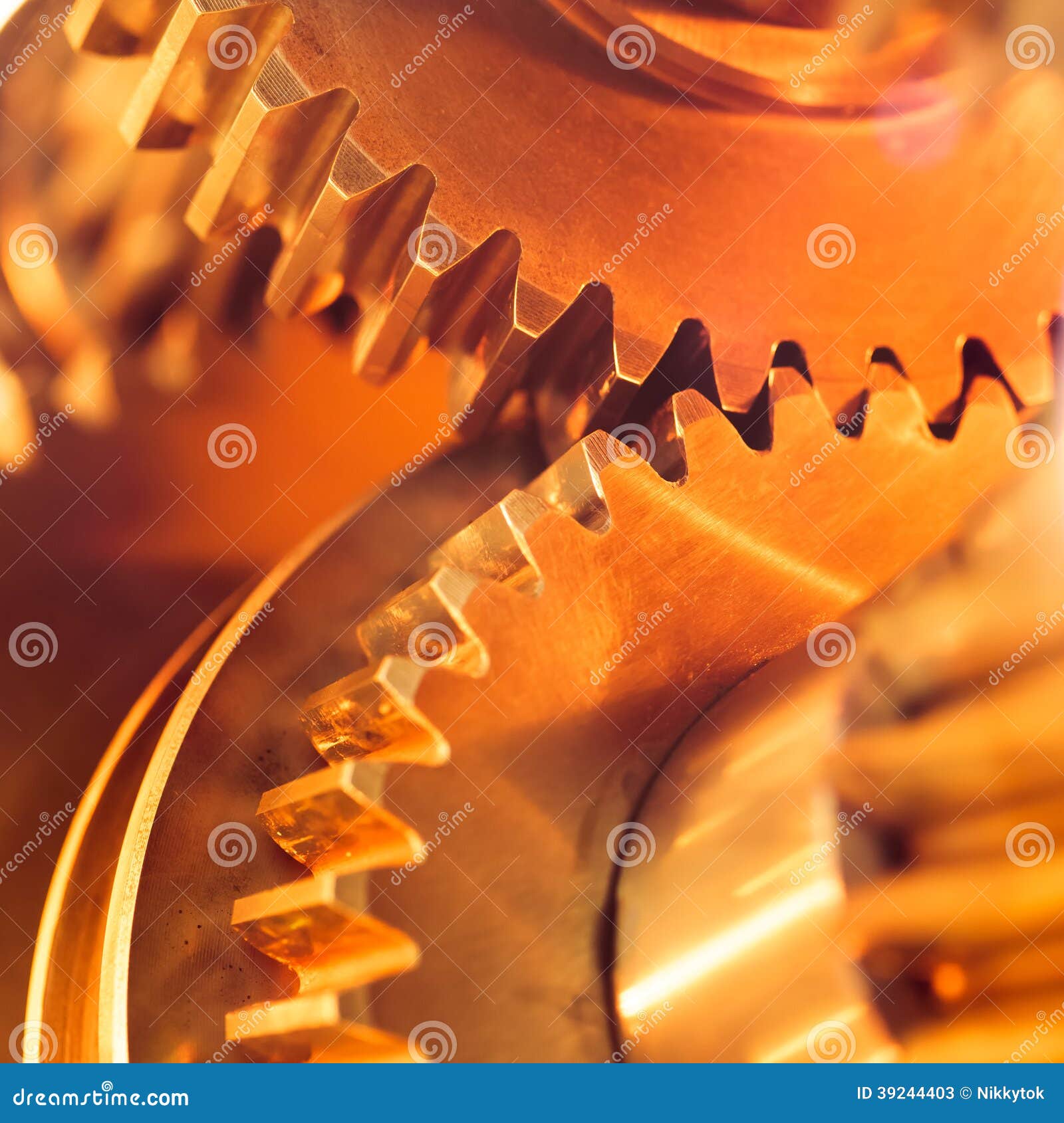 Golden gear wheels stock image. Image of mechanics, connect - 39244403