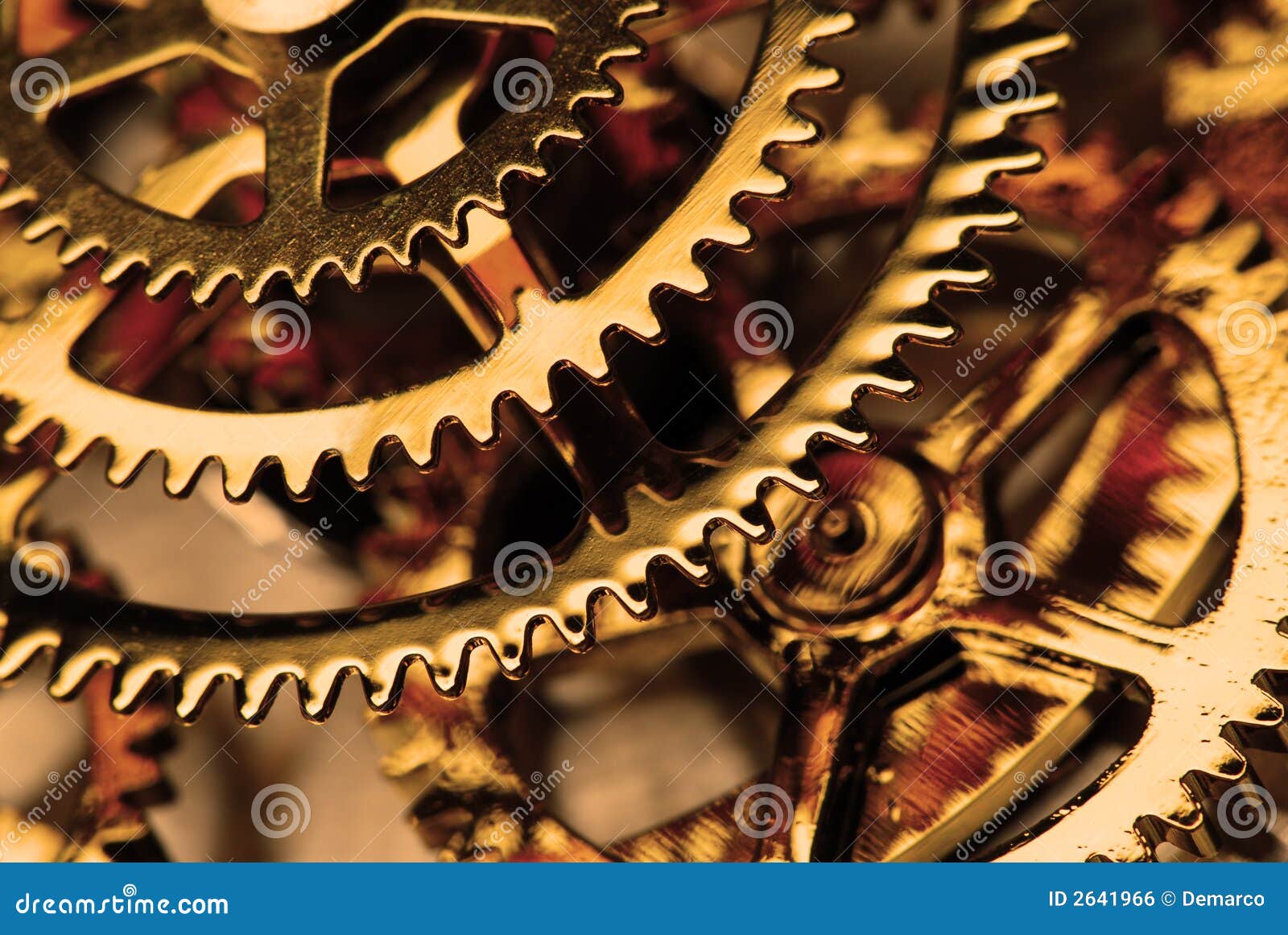 Golden Gears Royalty-Free Stock Image | CartoonDealer.com #2641966