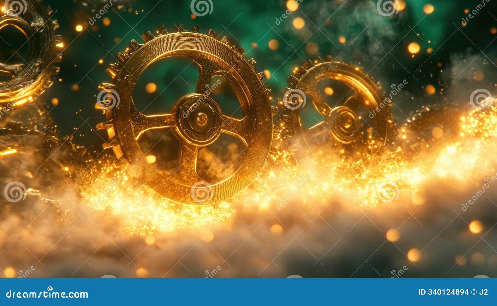 Golden Gears Stock Photo | CartoonDealer.com #20767932