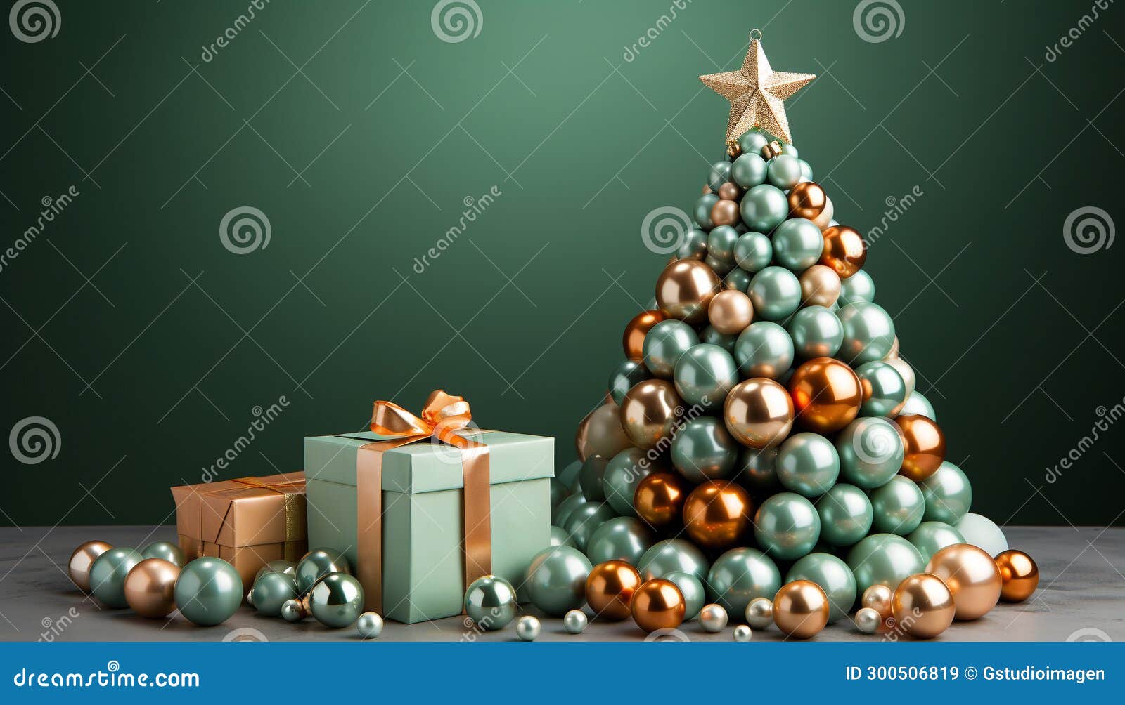 Golden Gift Box, Decorated with Shiny Snowflake, Illuminates Winter ...