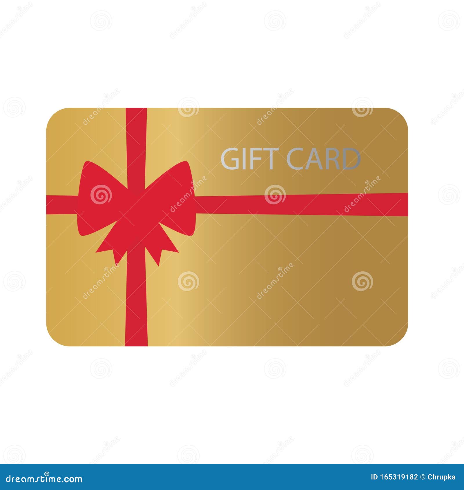 Golden gift card icon stock vector. Illustration of present - 165319182