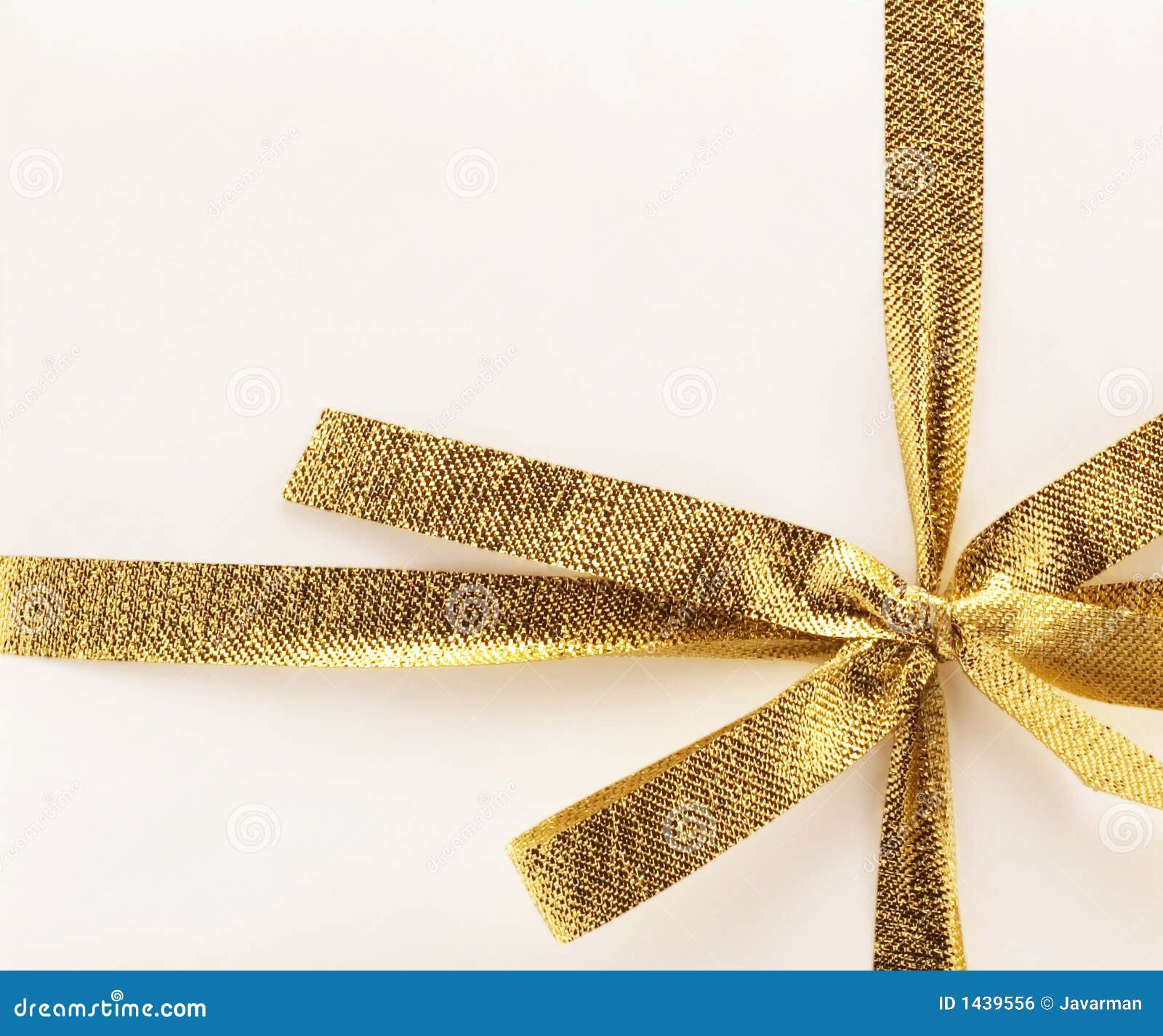 Golden gift ribbon stock photo. Image of gold, occasion - 1439556