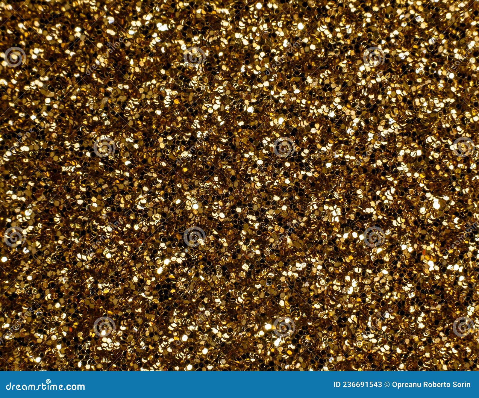 Golden Gletter Background with Colour Spangles Stock Image - Image of ...