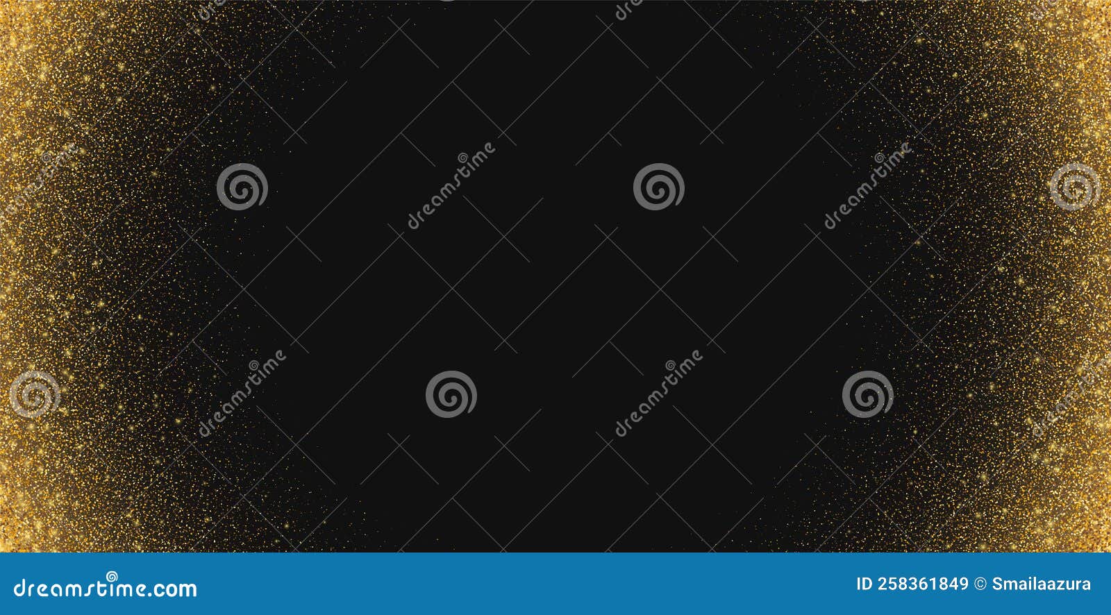 Golden Glitter Background, Shiny Stardust, Flying Shimmer, Magic ...