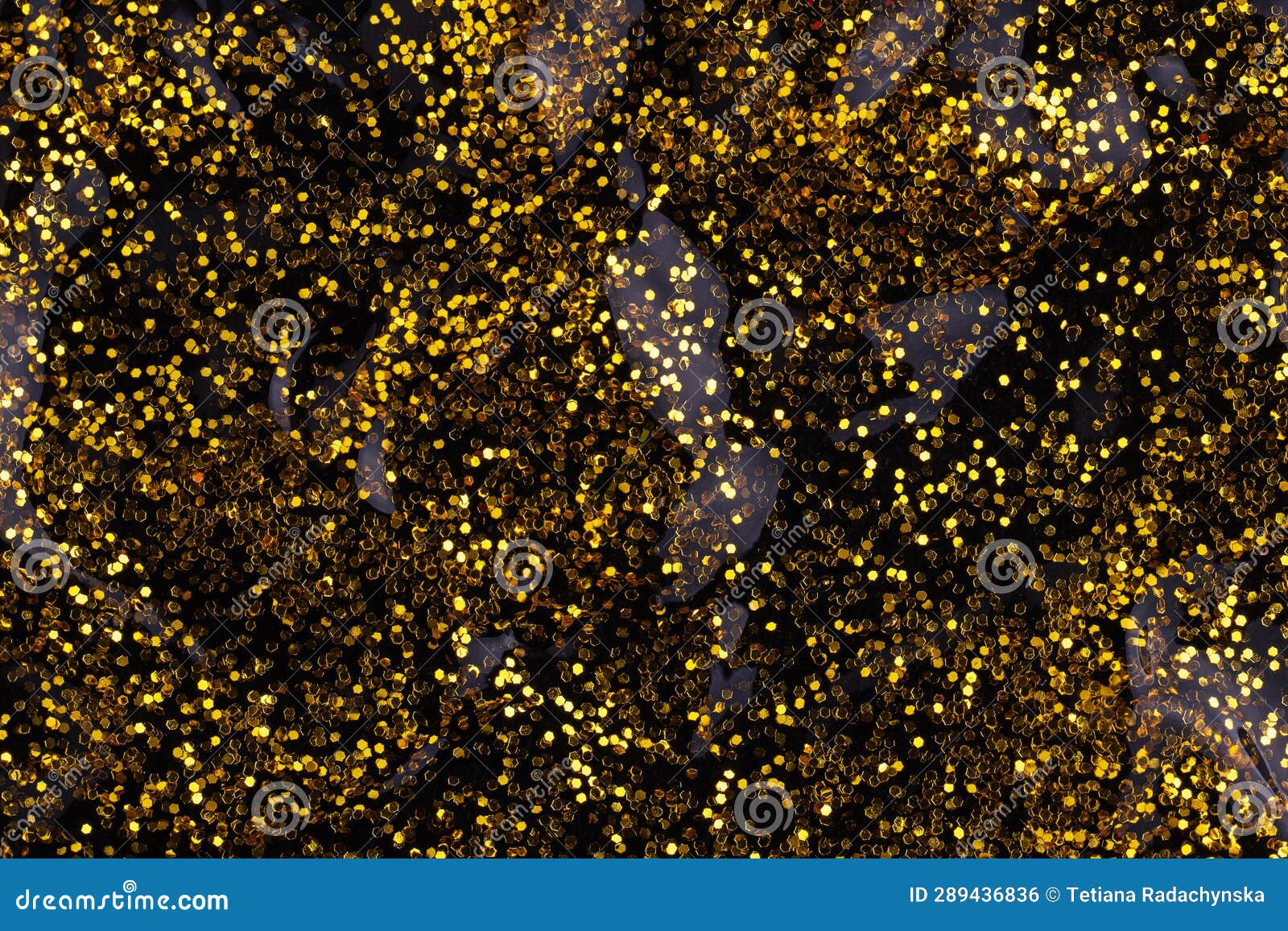 Golden Glitter Sparkle Confetti Background Stock Photo - Image of ...