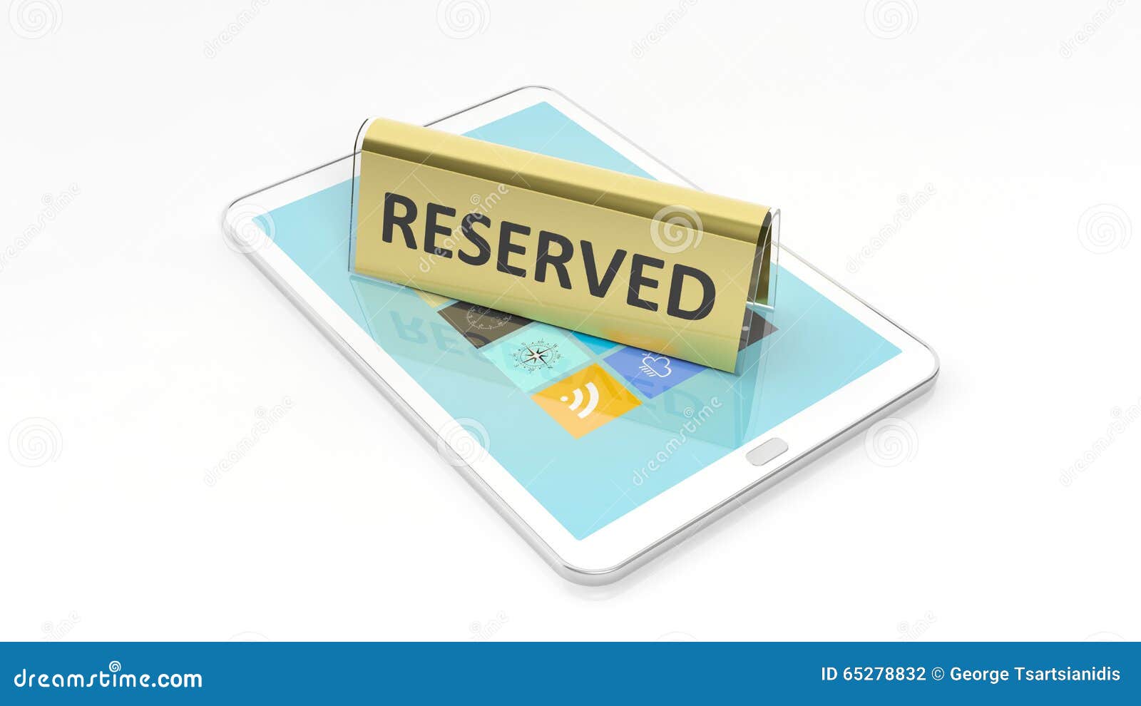 Gold VIP Reservation Sign Stock Photography | CartoonDealer.com #8583872