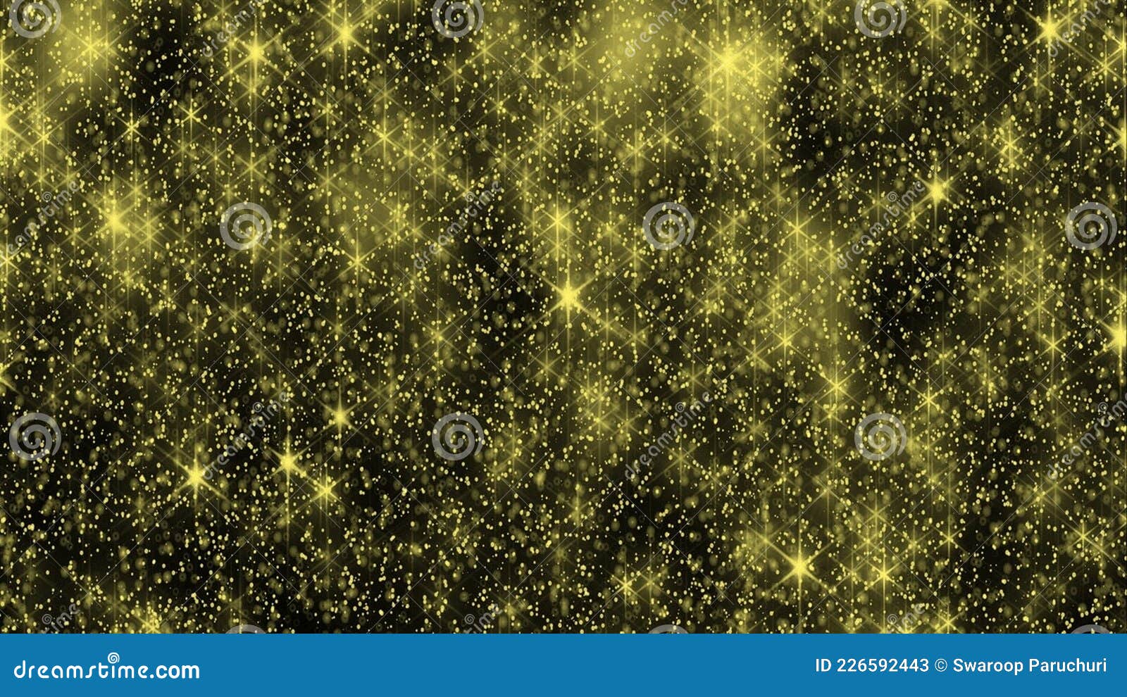 Golden Glow Background, Golden Glittering Space Shine Stock Image ...