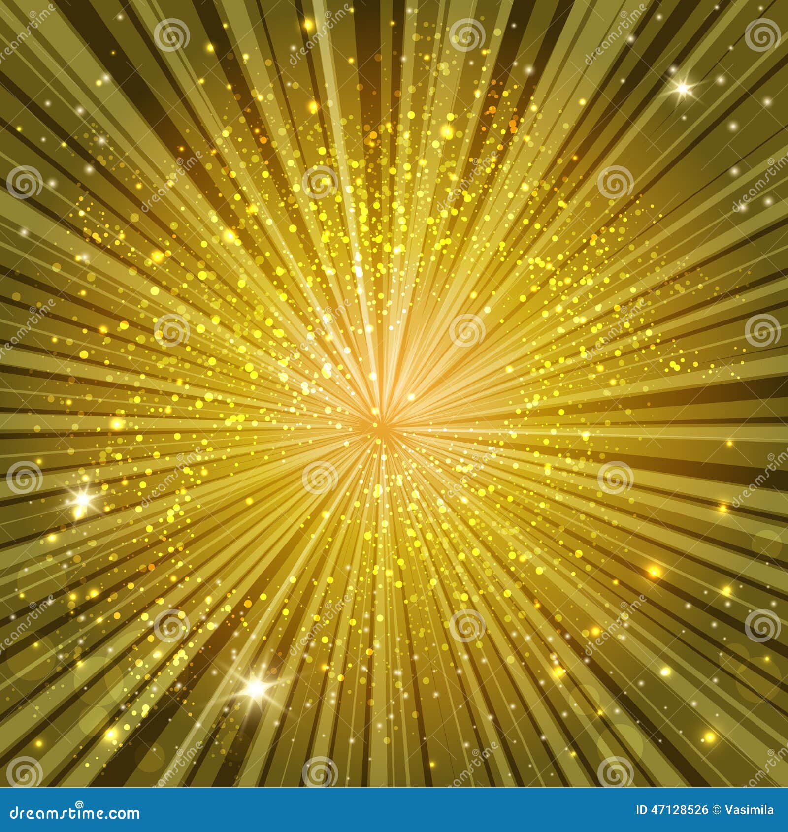 Golden glow stock vector. Illustration of decorative - 47128526