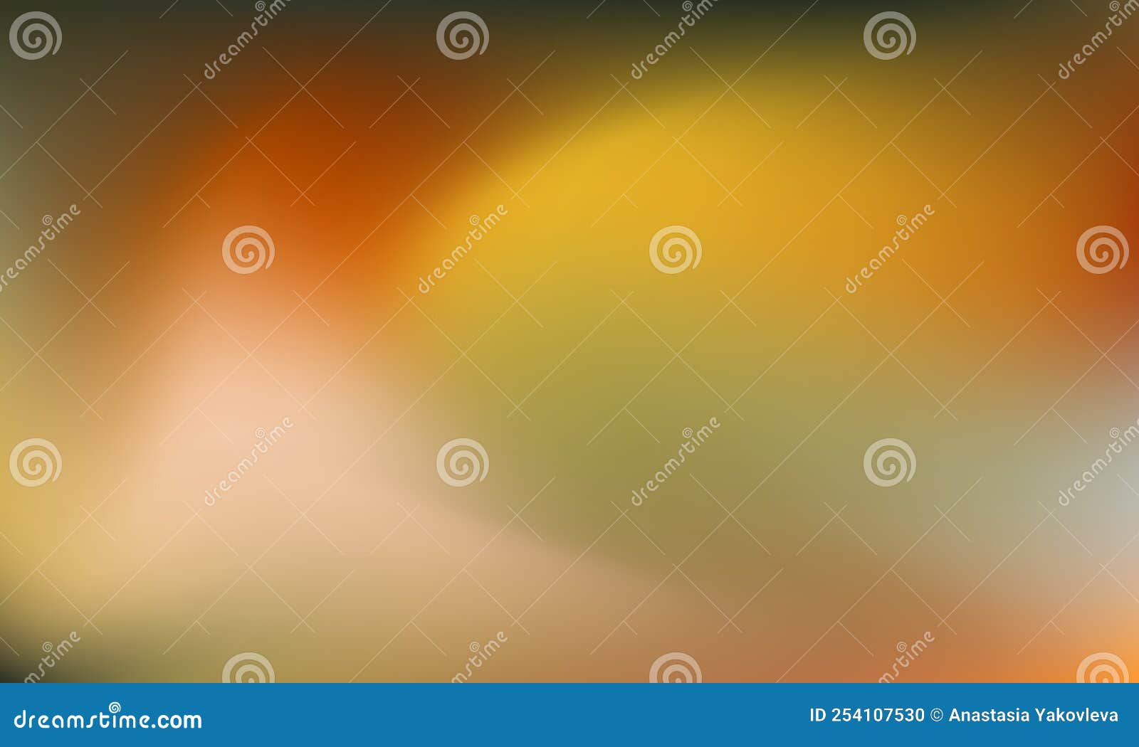 Golden Gradient Based on Autumn Leaves. Complex Gradient of Different ...