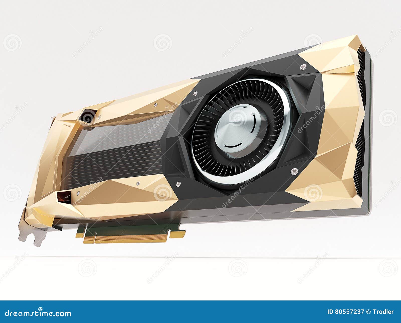 Graphic Video Cards Gpu Set Detailed Vector Illustrations ...