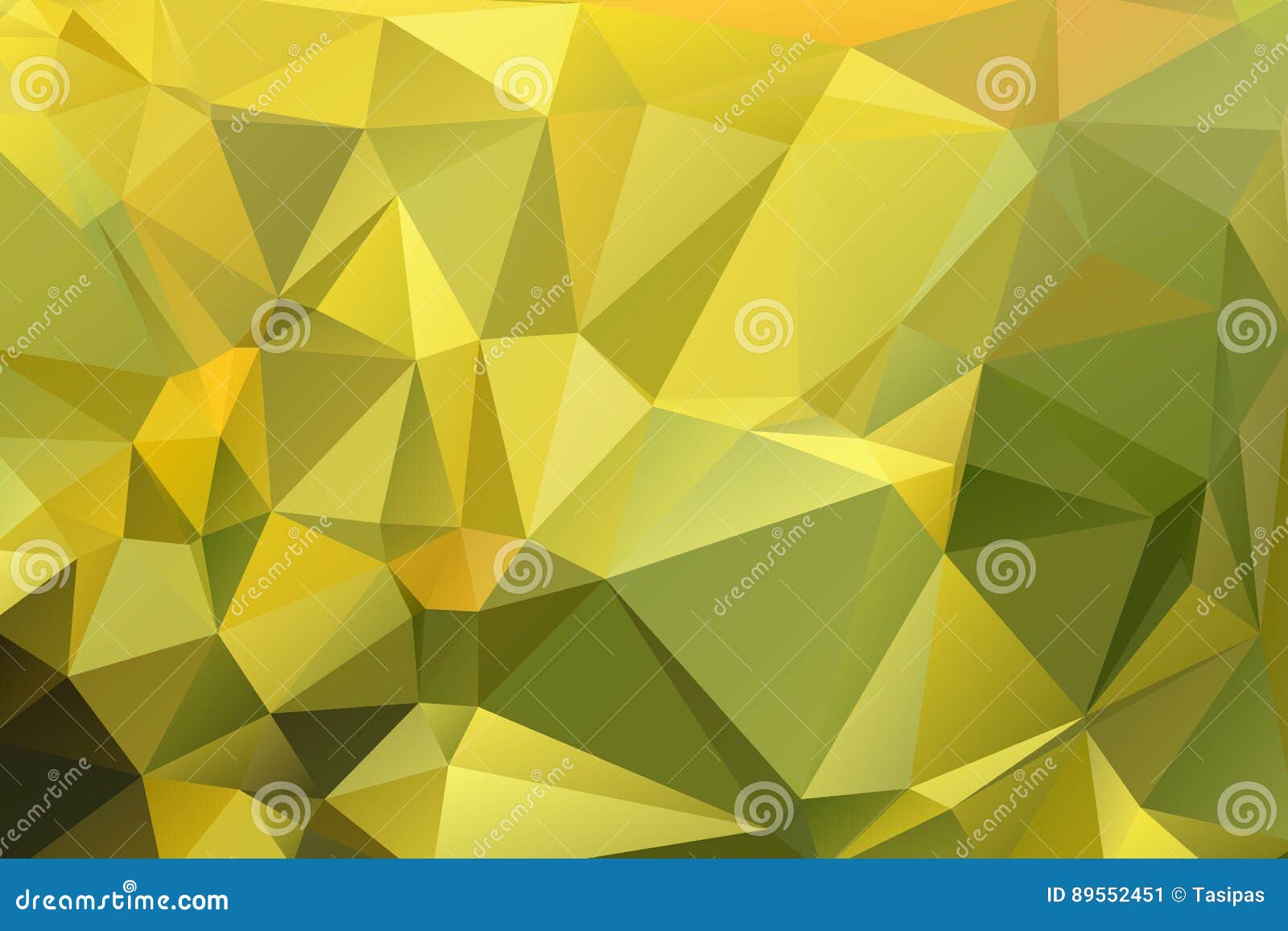 Golden Green Low Poly Background Stock Vector - Illustration of polygon ...