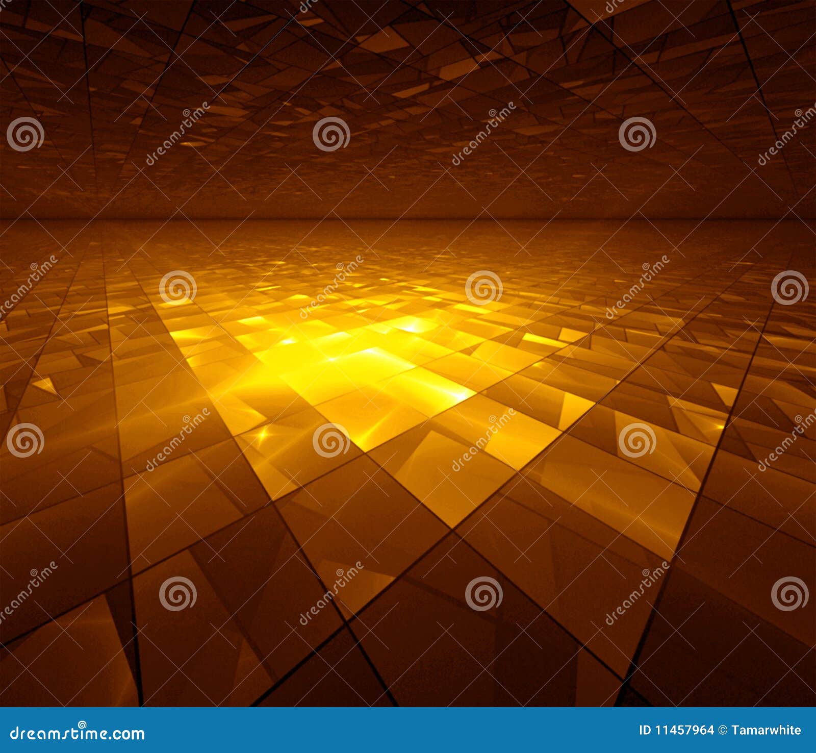 Golden Grid - Fractal Illustration Stock Illustration - Illustration of ...