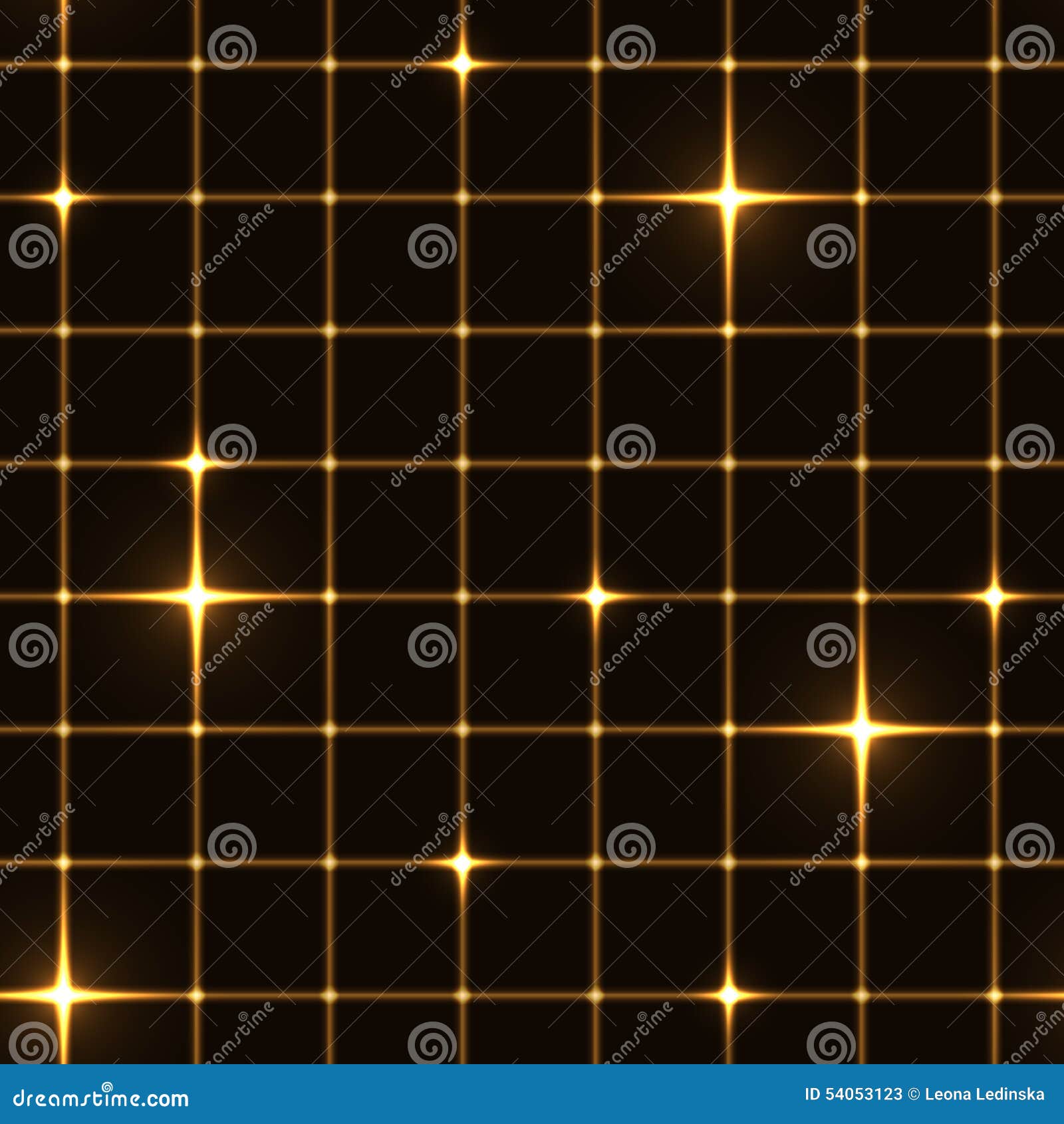 Golden Grid or Net with Sparkle Stock Vector - Illustration of black ...