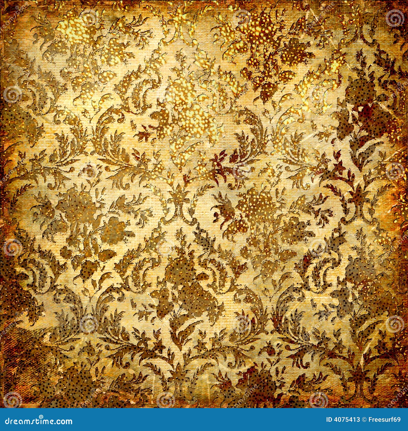 Golden grunge background stock illustration. Illustration of colour ...